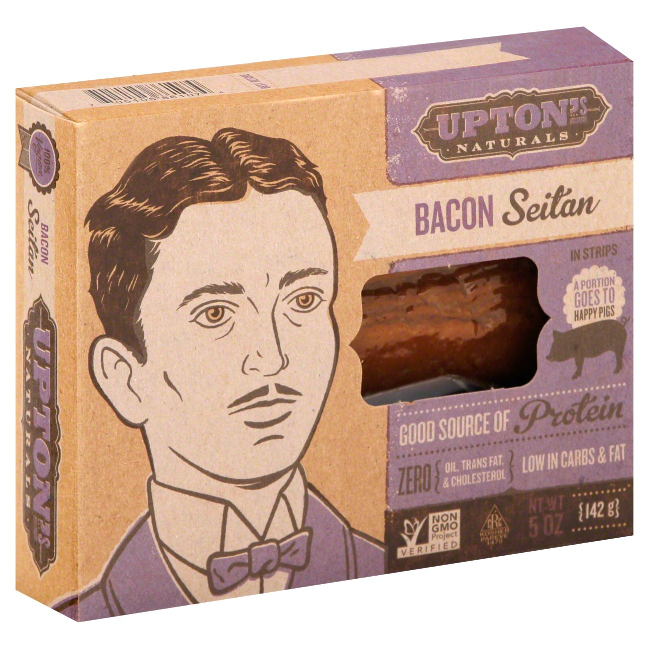 Uptons Naturals Seitan Bacon - Shop Tofu & meat alternatives at H-E-B