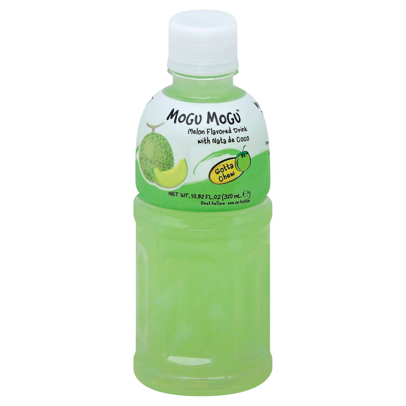 Mogu Mogu Melon Flavored Drink with Nata De Coco - Shop Soda at H-E-B