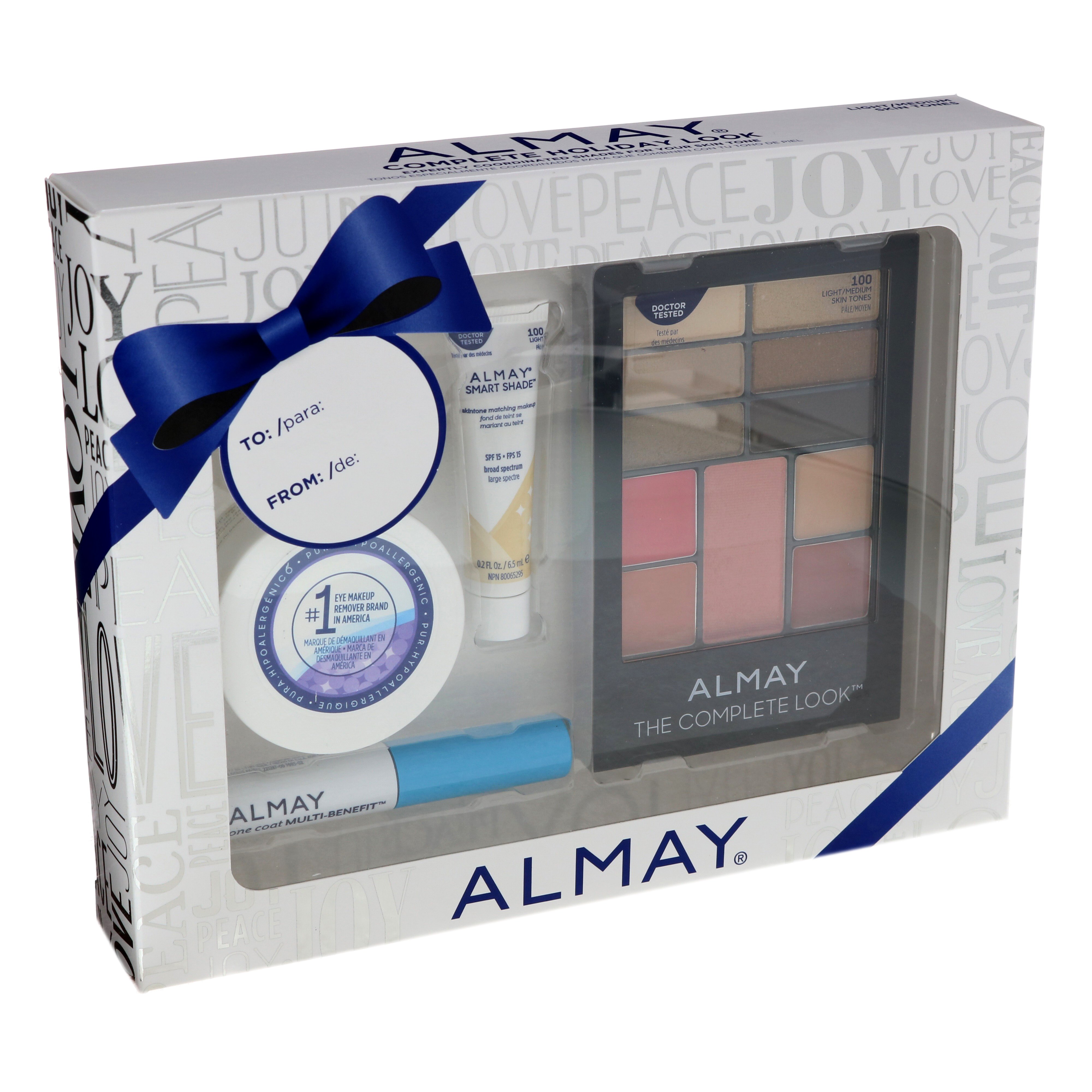 Almay Complete Holiday Look Make Up Kit for Fair to Medium Skin Tones ...