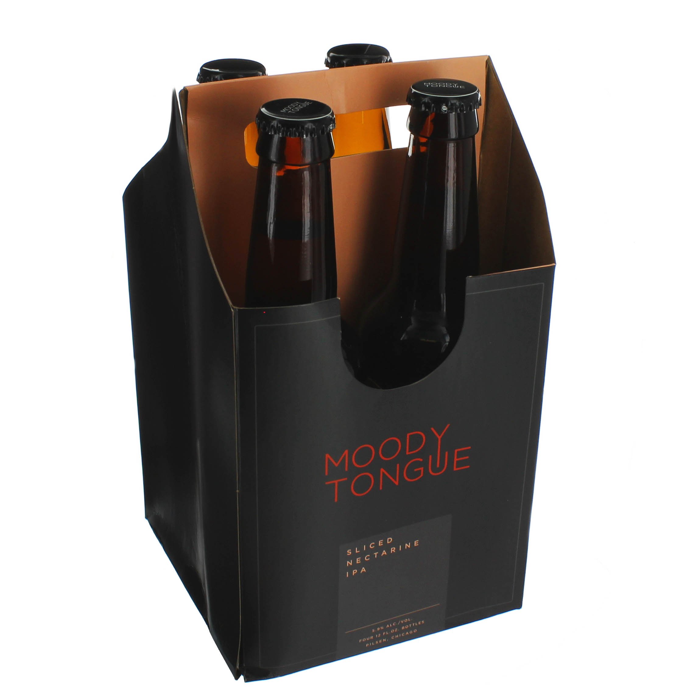 Moody Tongue Brewing Sliced Nectarine IPA Beer 12 oz Bottles - Shop ...