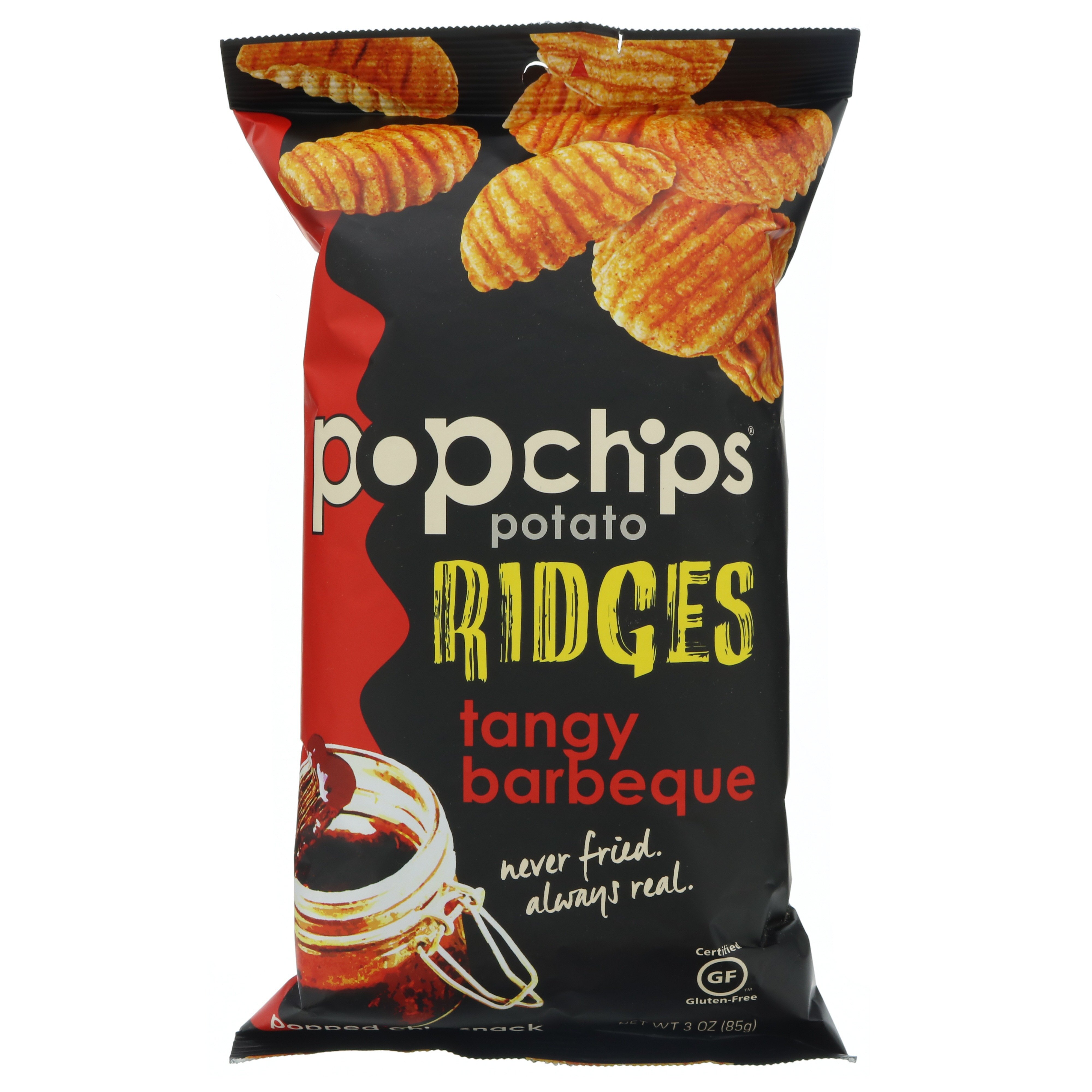 Popchips Tangy Barbeque Potato Ridges - Shop Chips at H-E-B