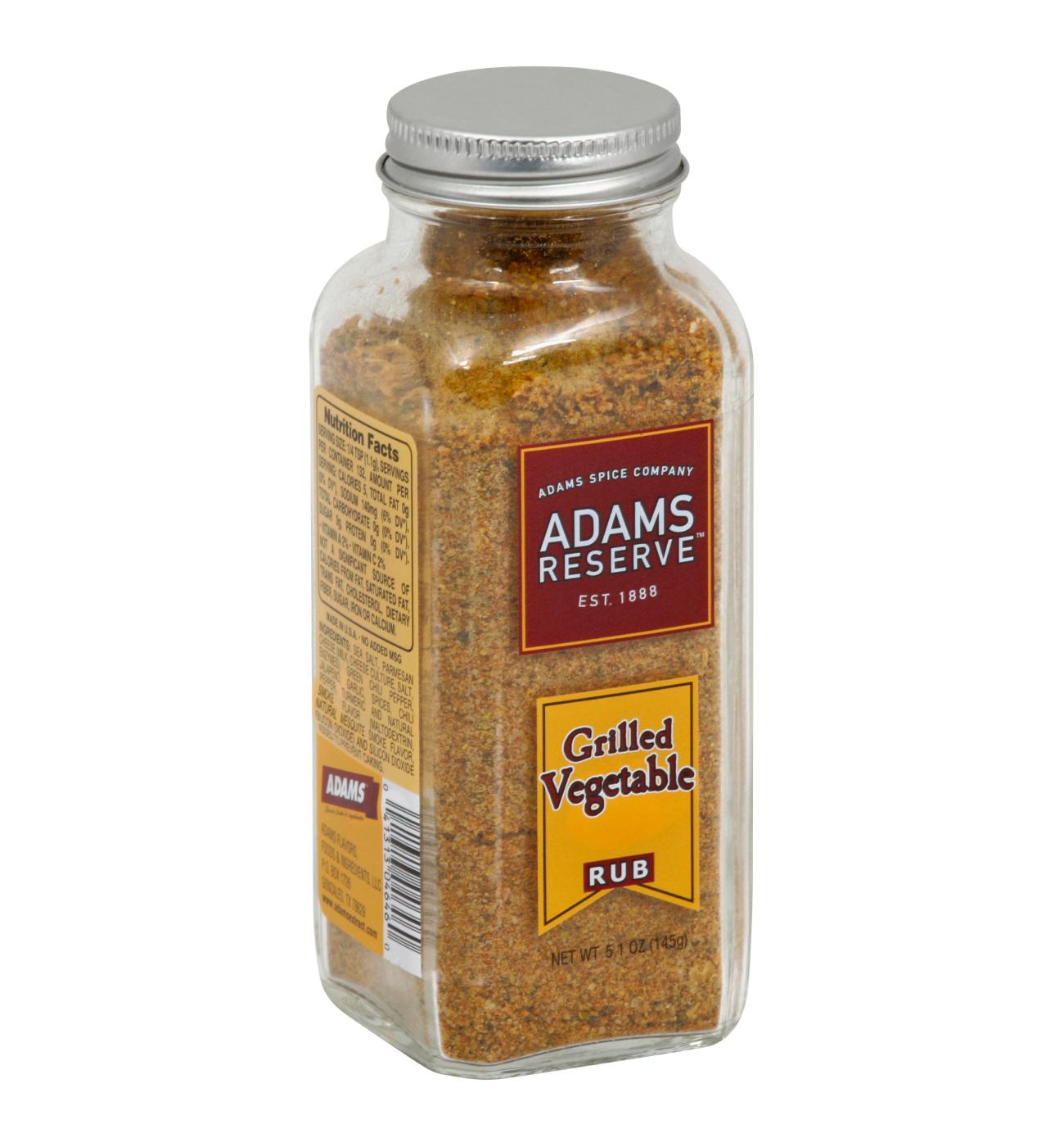 Adams Reserve Grilled Vegetable Rub - Shop Spice mixes at H-E-B