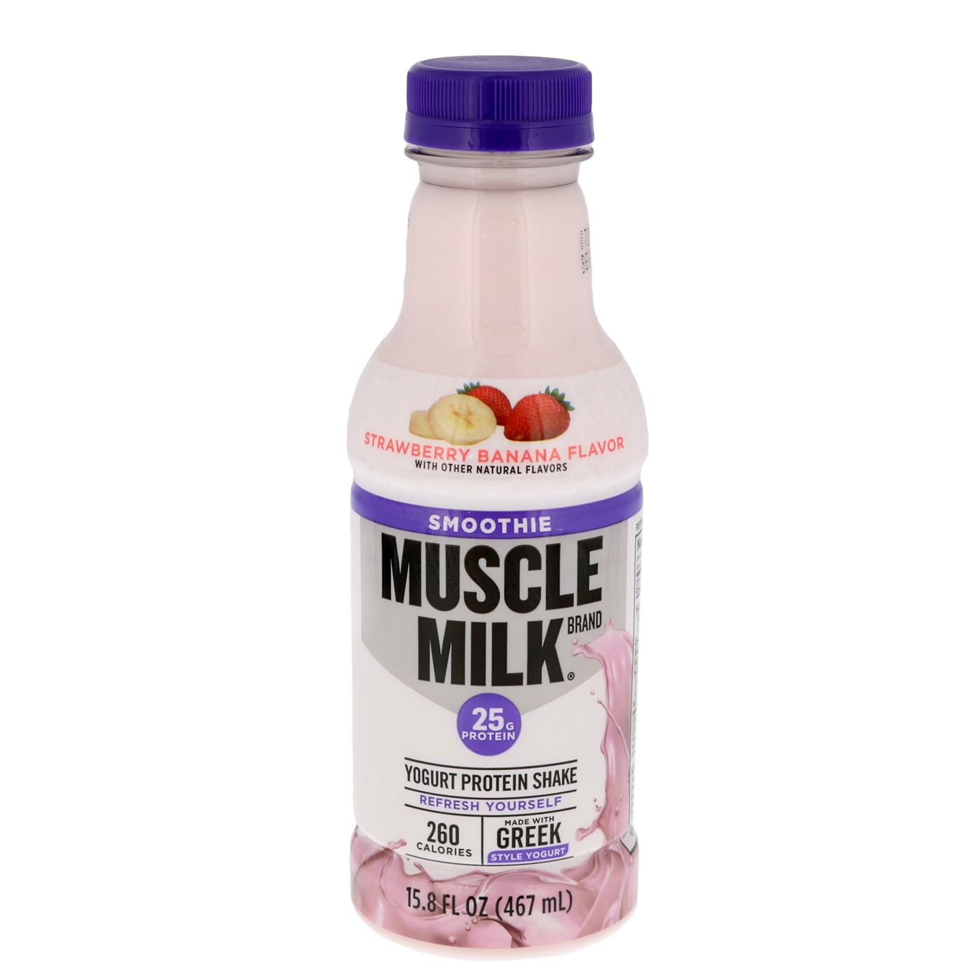 Muscle Milk Smoothie, Strawberry Banana Yogurt Protein Shake - Shop ...