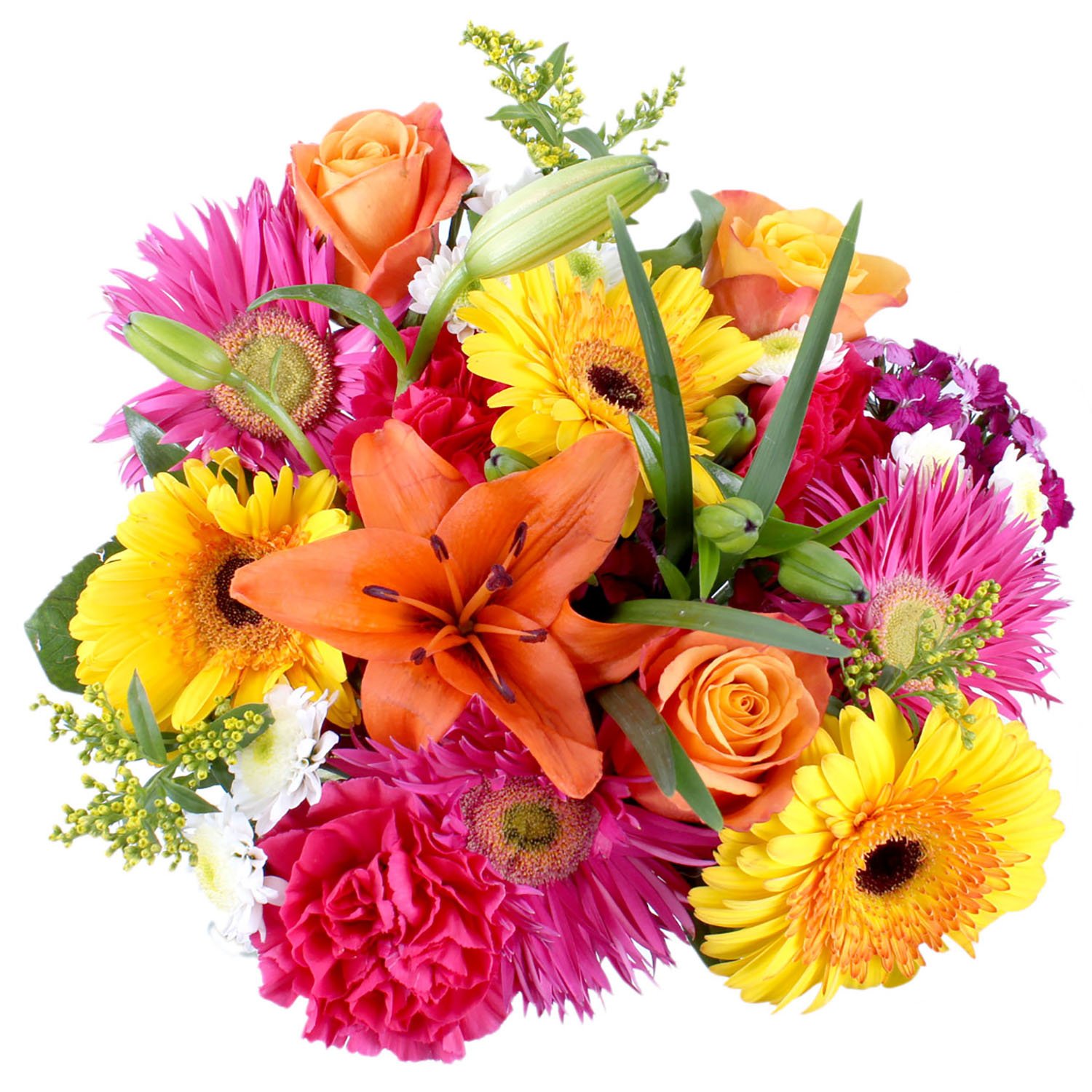 BLOOMS by H-E-B Sizzling Summer Flower Bouquet - Shop Flowers ...