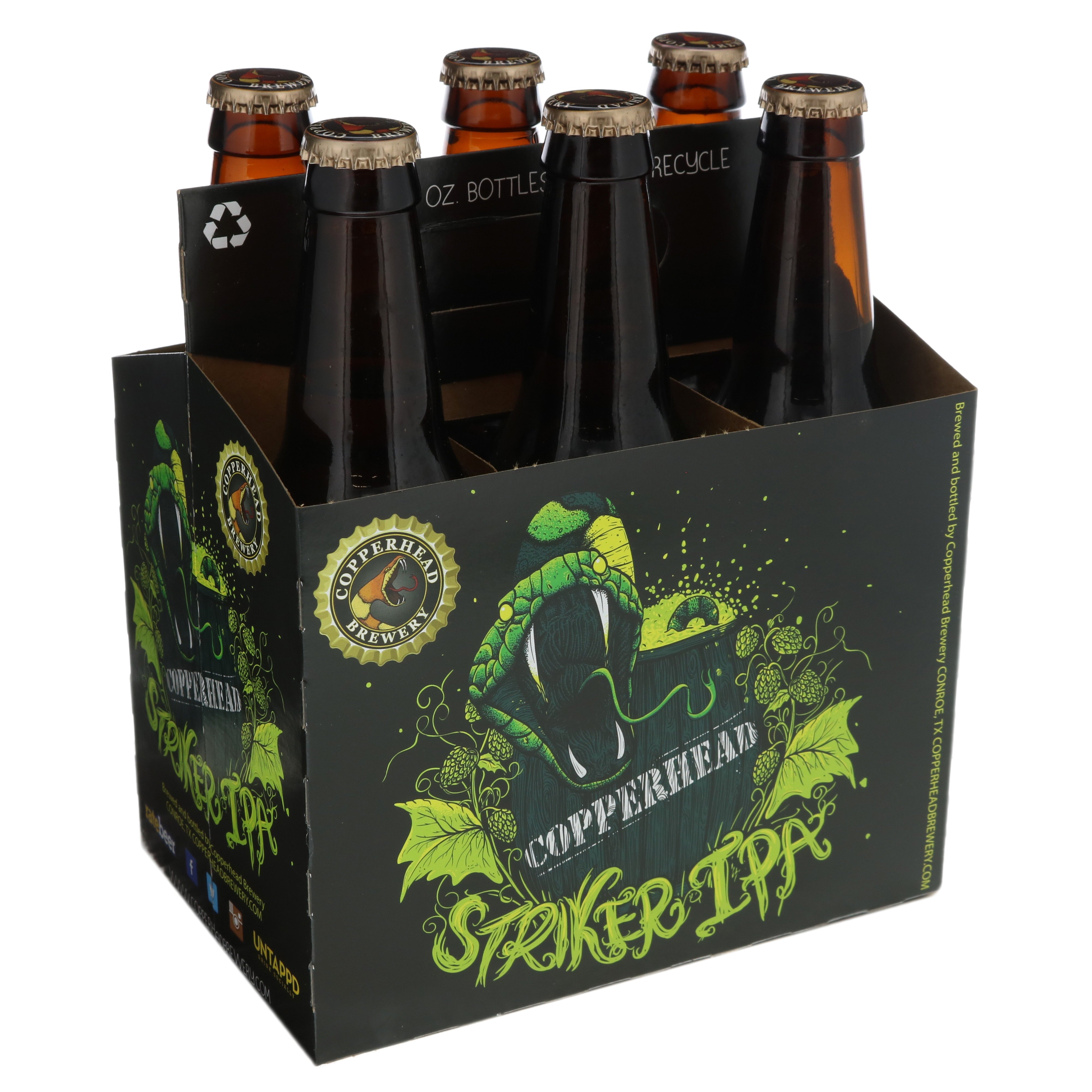 Copperhead Striker IPA Beer 12 oz Bottles - Shop Beer at H-E-B