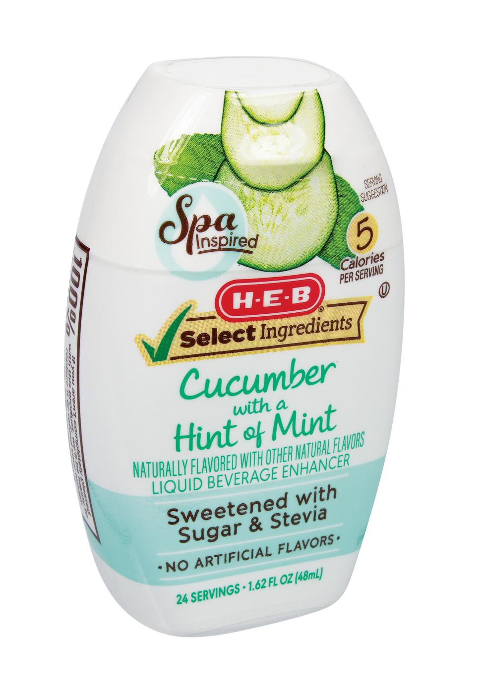 H-E-B Cucumber With A Hint Of Mint - Shop Mixes & flavor enhancers at H-E-B