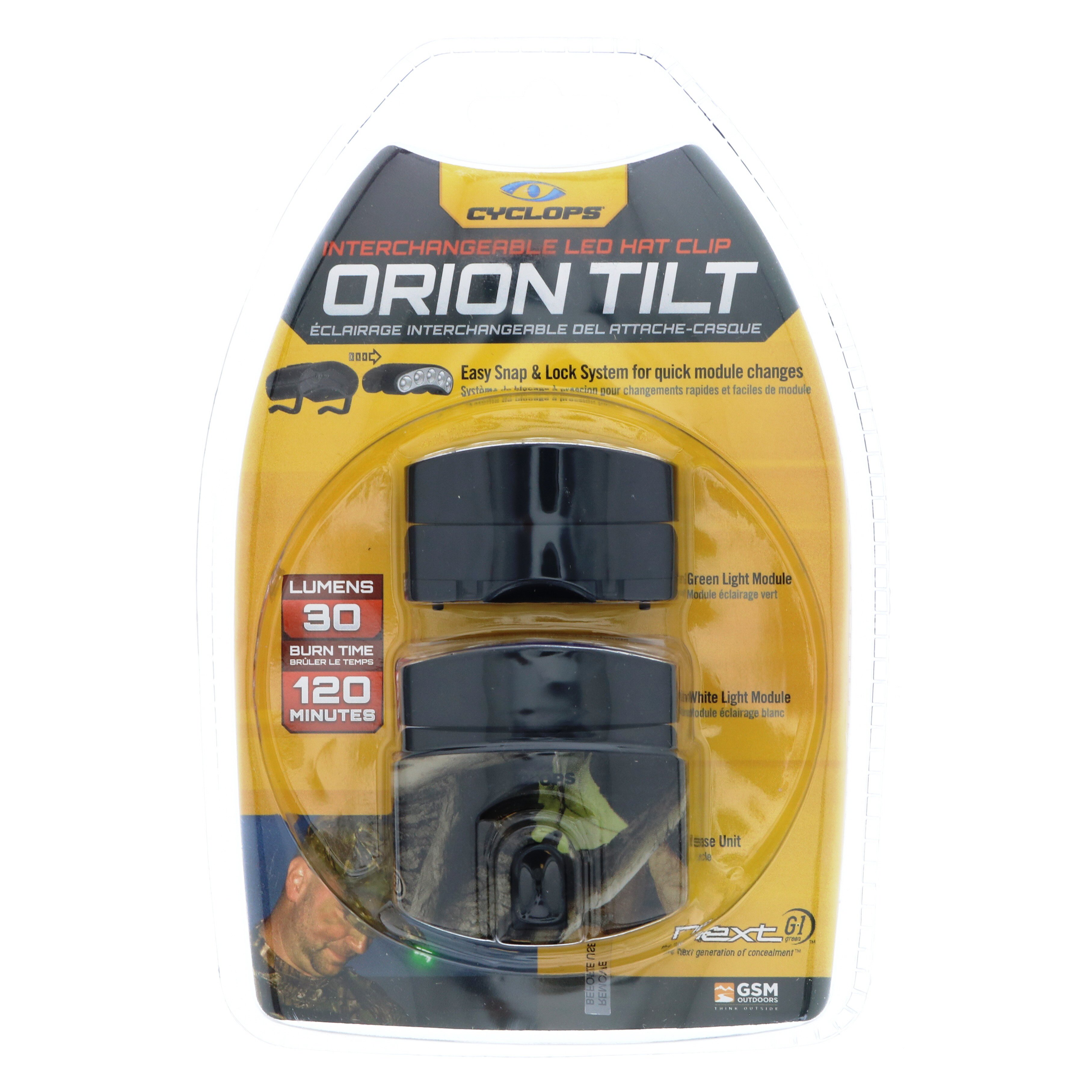 Cyclops Orion Tilt Hat Clip Light, Camo - Shop Lamps & lights at H-E-B