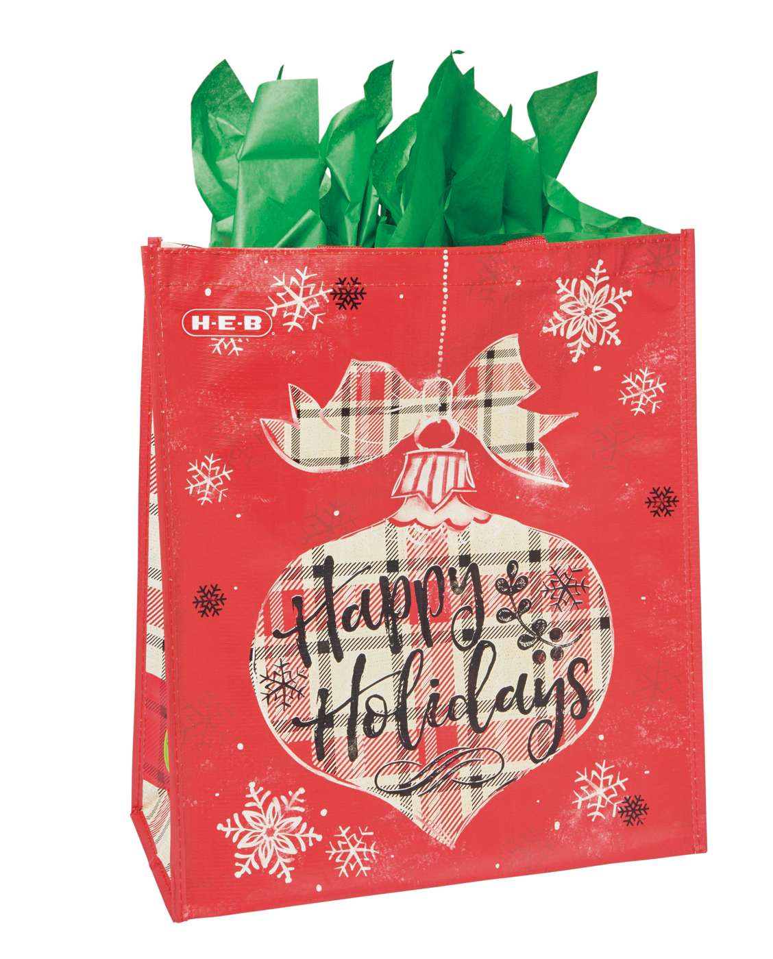 H-E-B 2016 Happy Holidays Reusable Bag - Shop Reusable Shopping Bags at ...