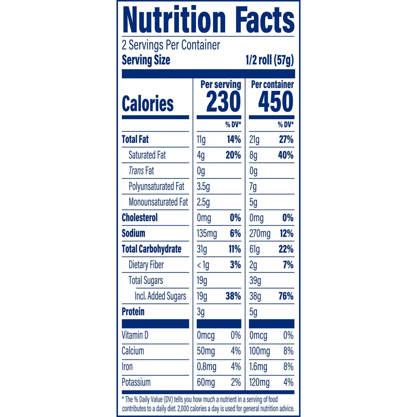 Mrs Baird's Glazed Cinnamon Roll - Shop Snack cakes at H-E-B