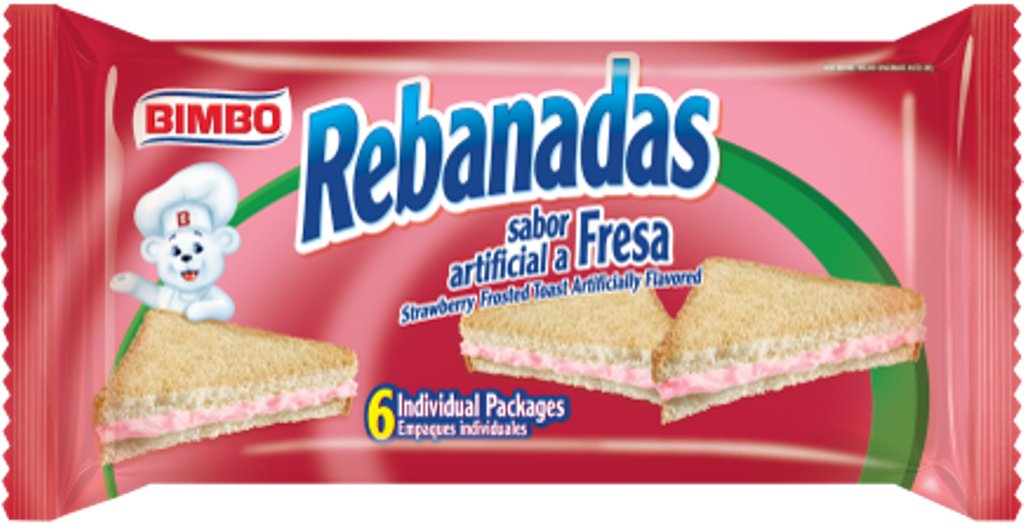 Bimbo Rebanadas Fresa, Strawberry Frosted Toast - Shop Snack cakes at H-E-B