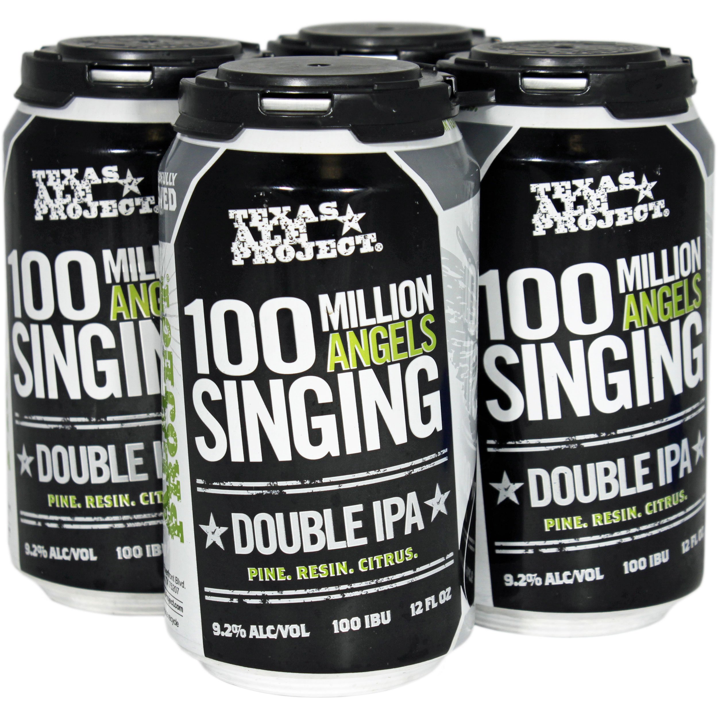 Texas Ale Project 100 Million Angels Singing Double IPA Craft Beer 4 pk ...