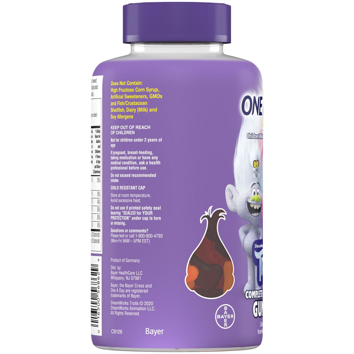 One A Day Kids Trolls Gummies - Shop Multivitamins at H-E-B