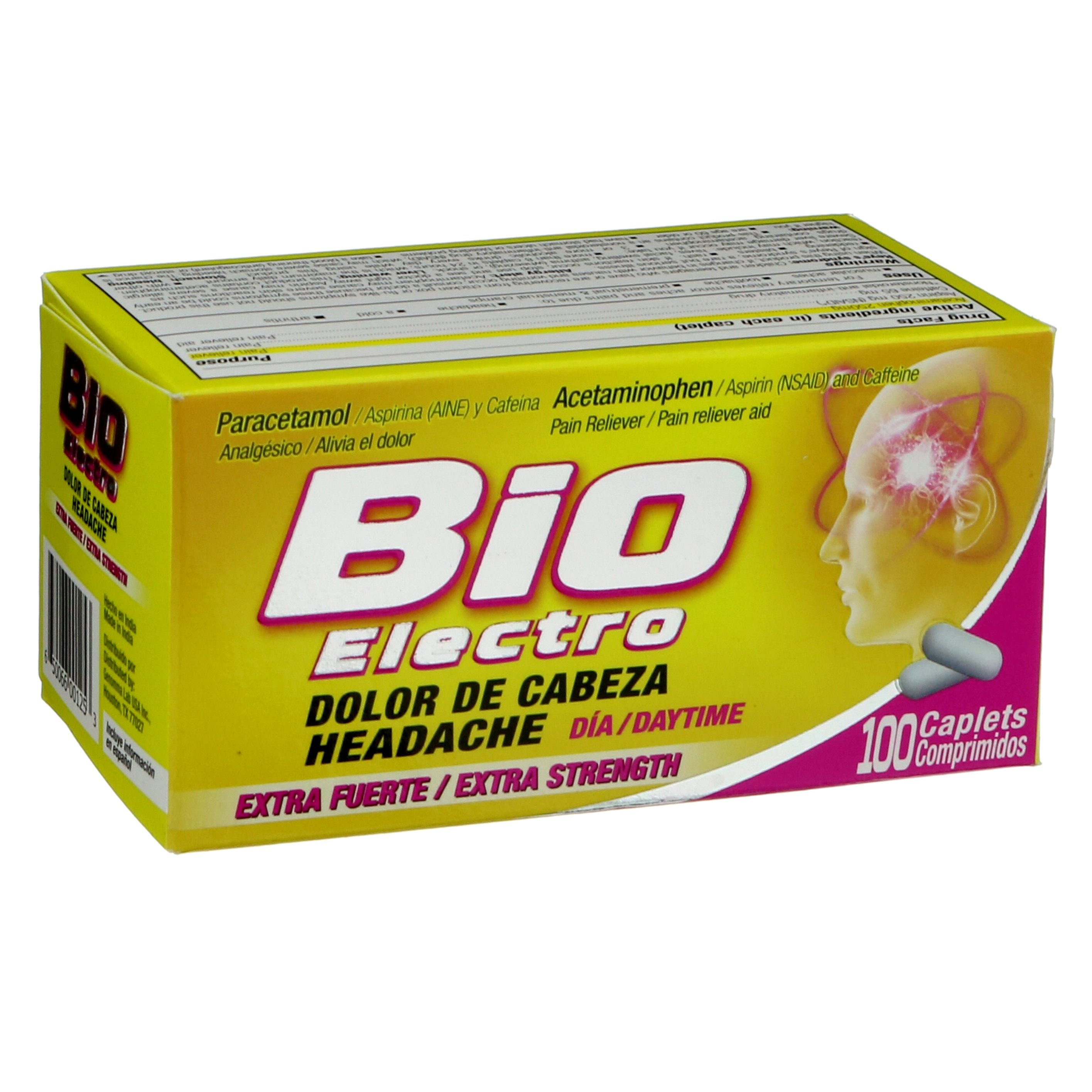 Bioelectro Extra Strength Daytime Headache Tablets - Shop Pain ...