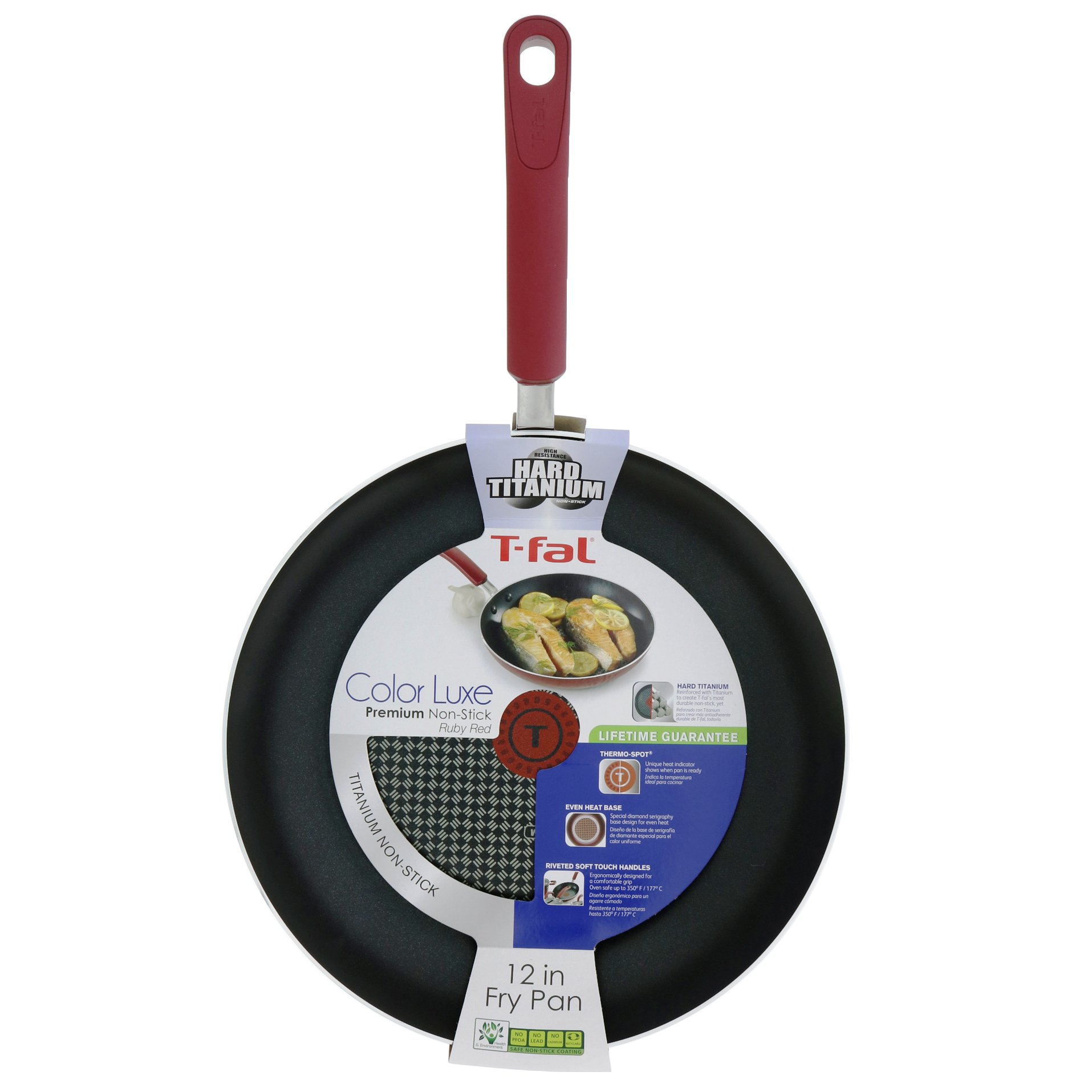 T-fal Color Luxe Nonstick Ruby Fry Pan - Shop Frying pans & griddles at ...