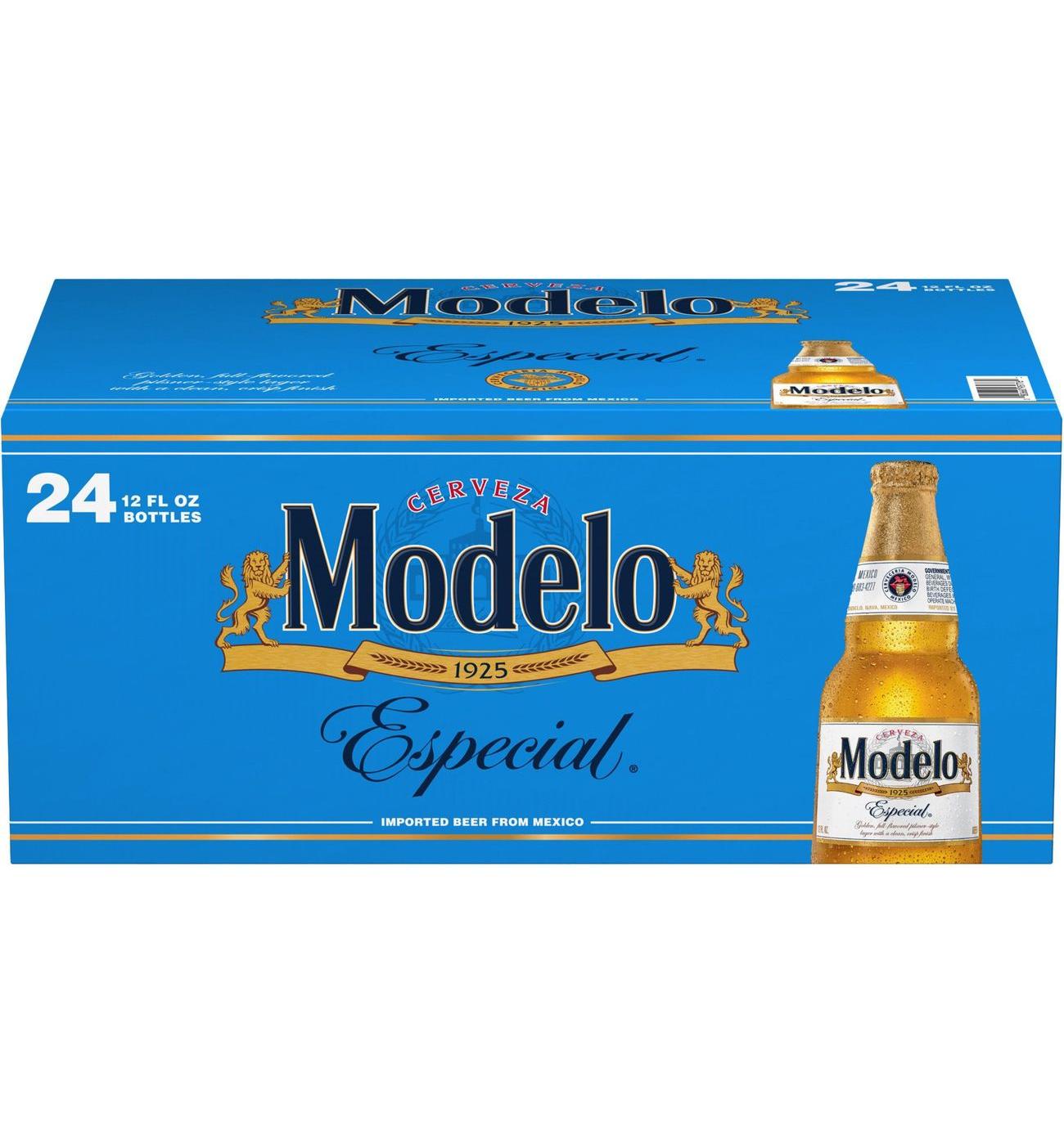 Modelo Especial Mexican Lager Import Beer 24 pk Bottles - Shop Beer at ...