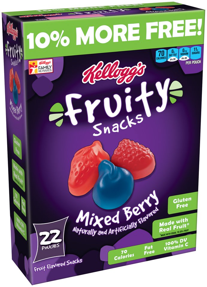 Kellogg's Fruity Snacks Mixed Berry - Shop Fruit snacks at H-E-B