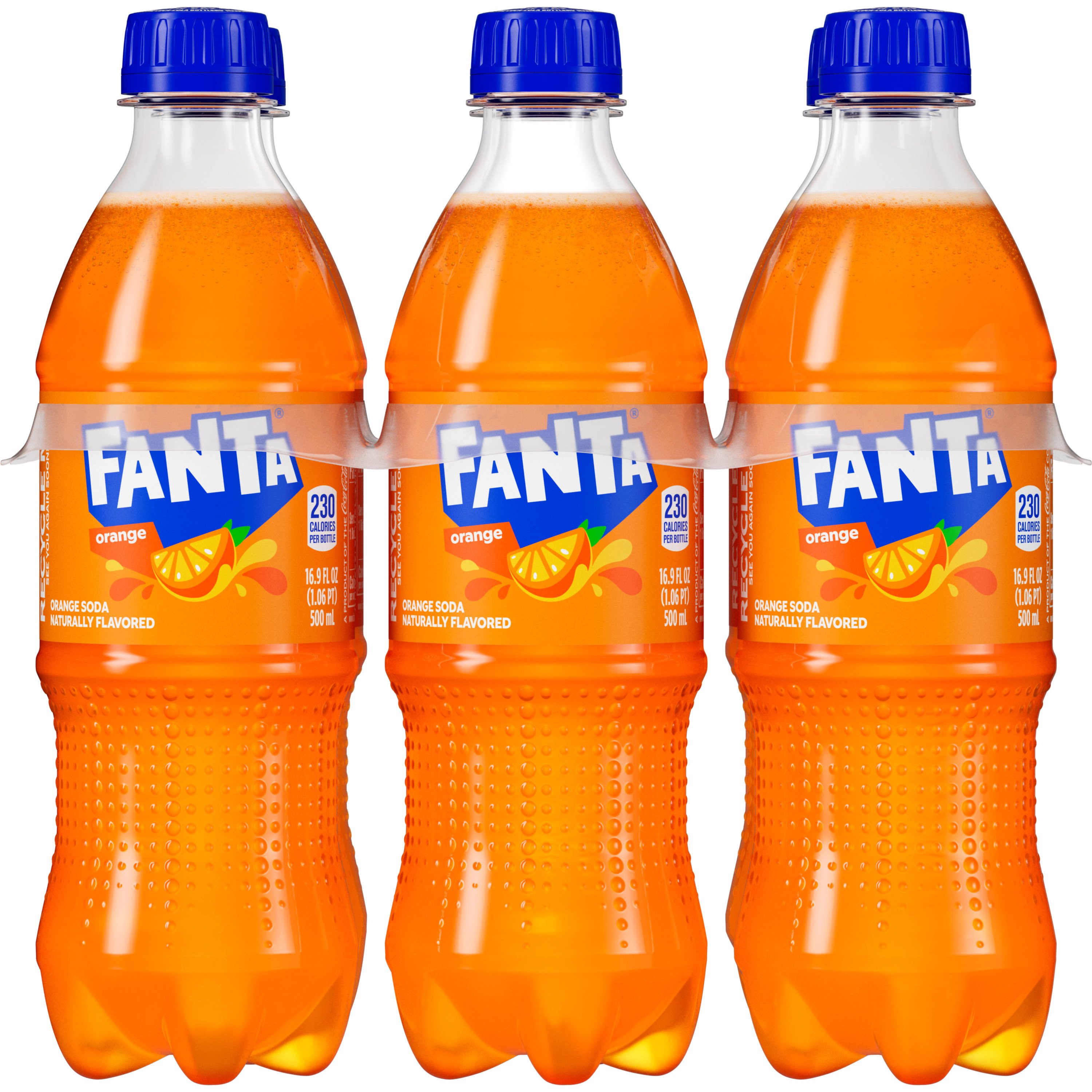 Fanta Orange Soda Bottles 16.9 oz - Shop Soda at H-E-B
