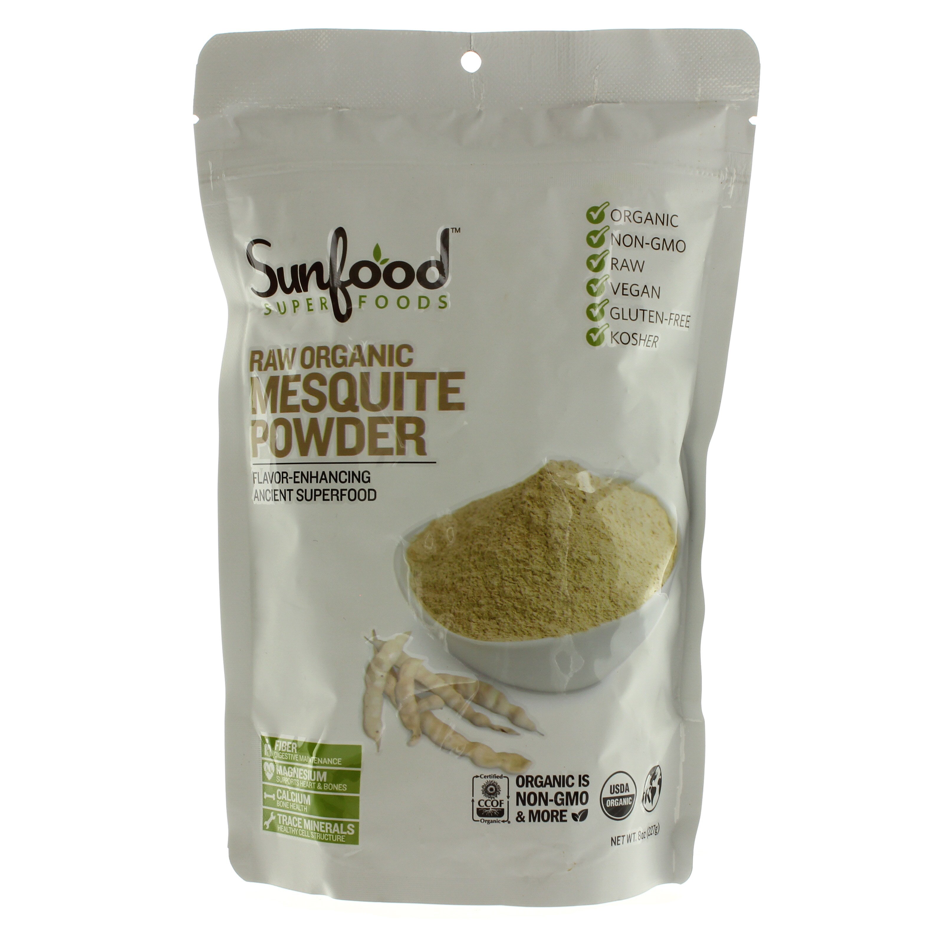 Sunfood Super Foods Raw Organic Mesquite Powder - Shop Diet & fitness ...