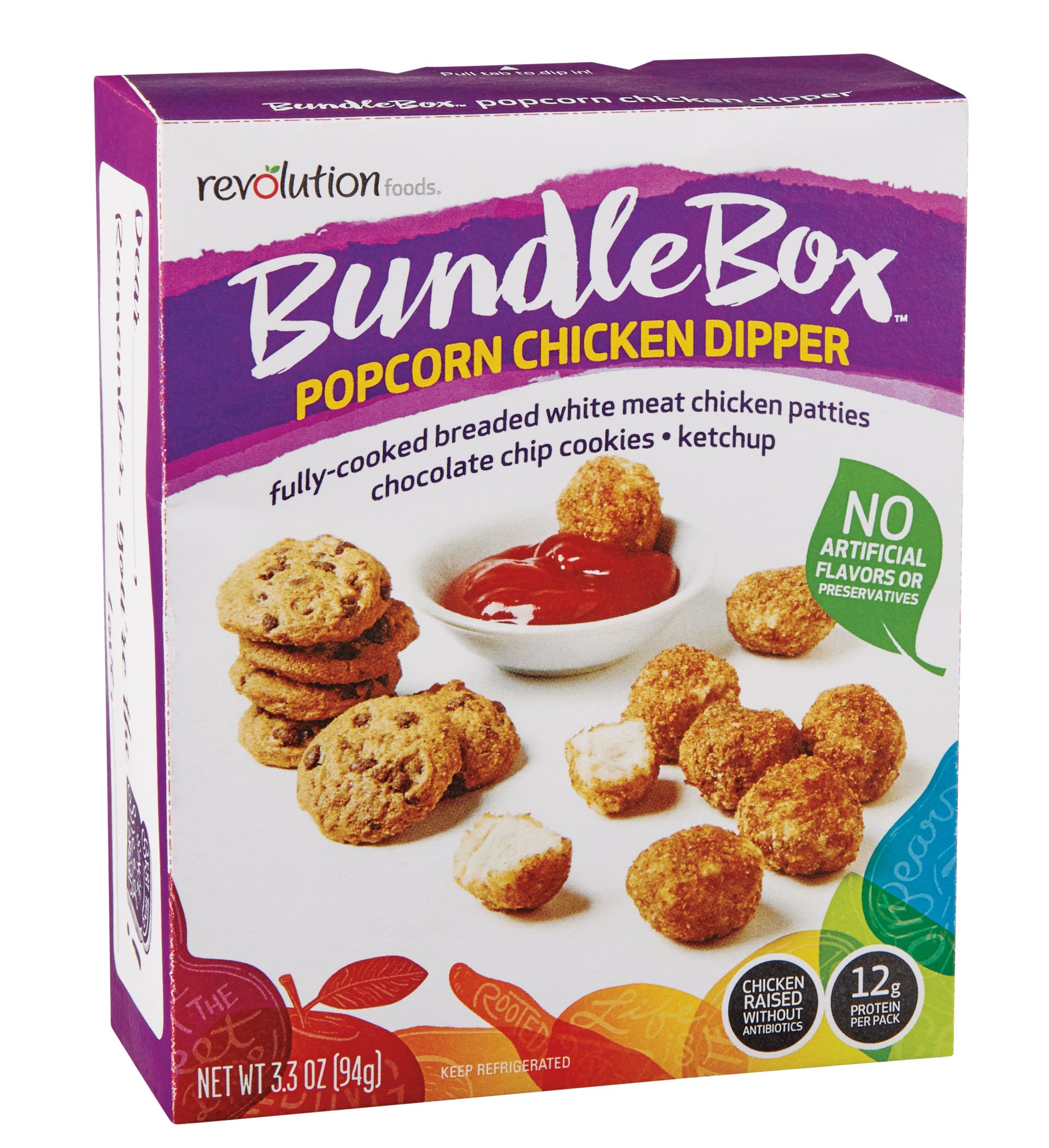 Revolution Foods Bundle Box Popcorn Chicken Dipper - Shop Snack trays ...