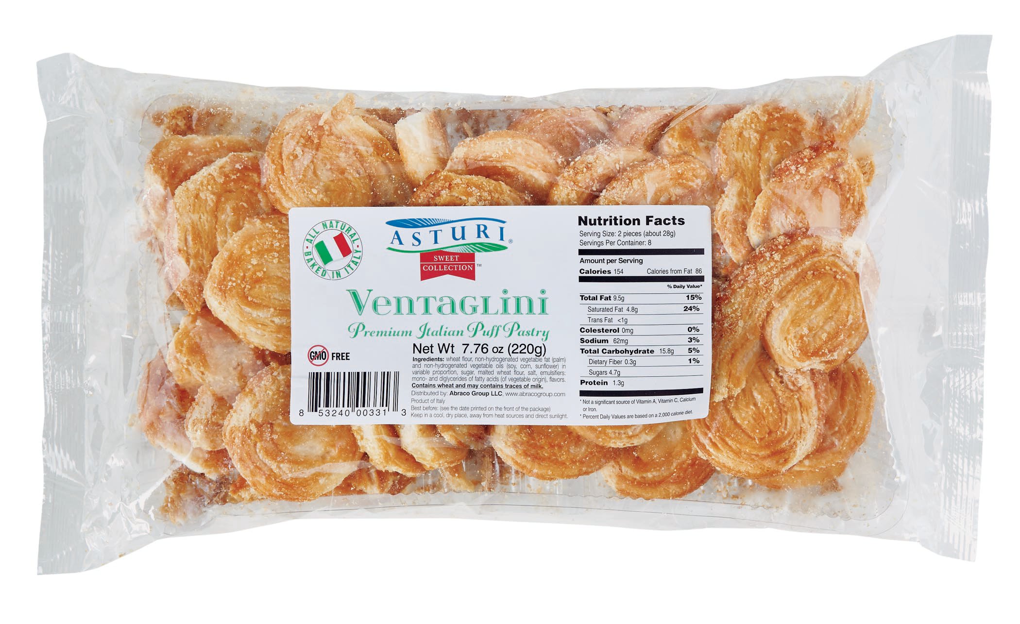 Asturi Ventaglini Italian Puff Pastry - Shop Chips at H-E-B