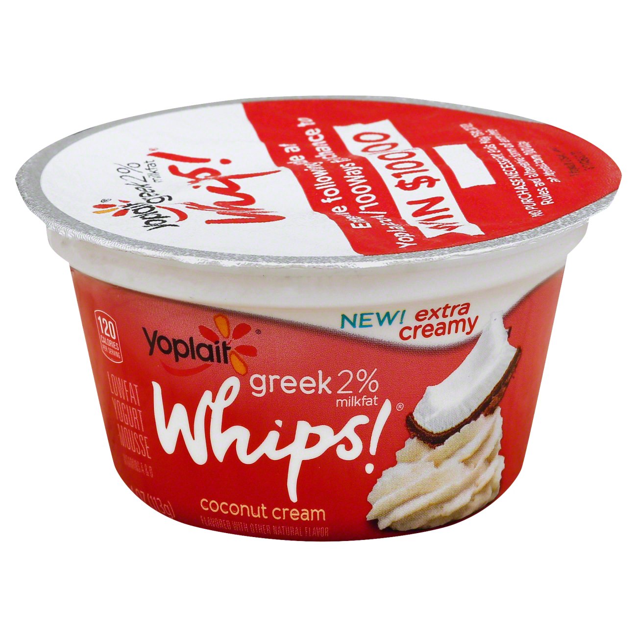 Yoplait Greek Whips! Coconut Cream - Shop Yogurt at H-E-B