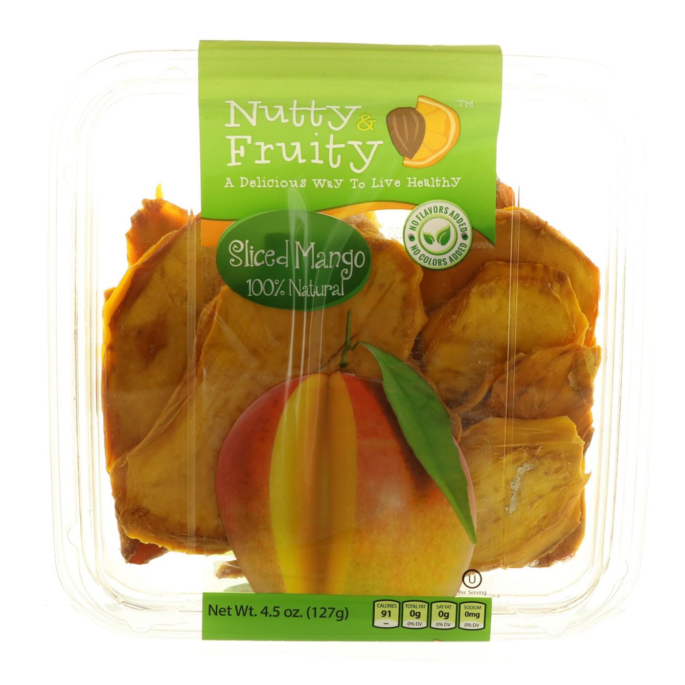 Nutty & Fruity 100% Natural Sliced Mango - Shop Tropical & specialty at ...