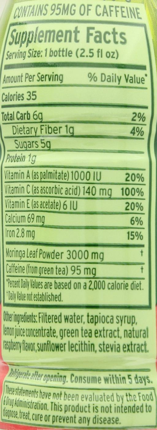 Kuli Kuli Moringa Green Energy Shots Raspberry - Shop Diet & fitness at ...