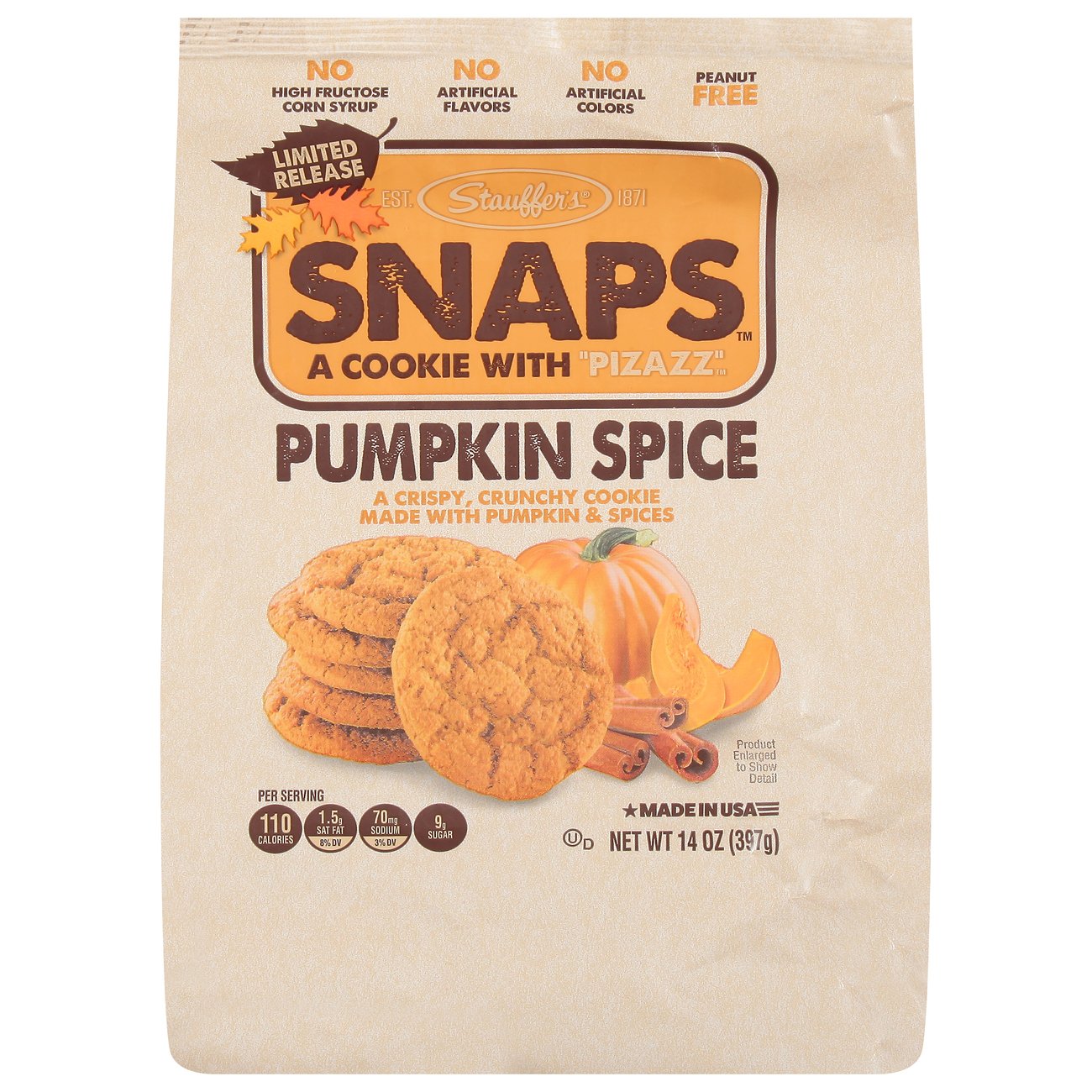 Stauffer's Pumpkin Spice Snaps - Shop Cookies at H-E-B