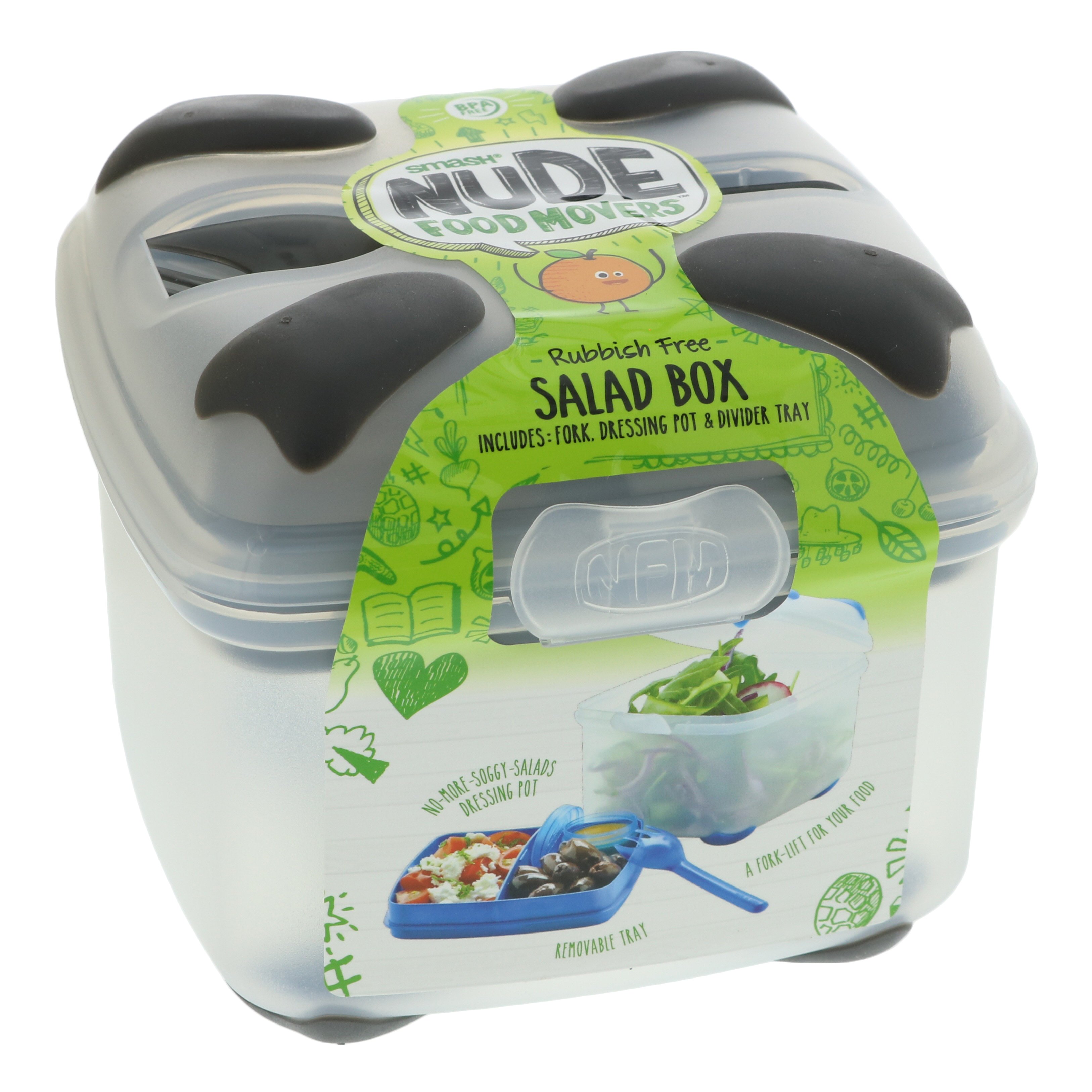 Smash Nude Food Movers Salad Box - Shop Food storage at H-E-B
