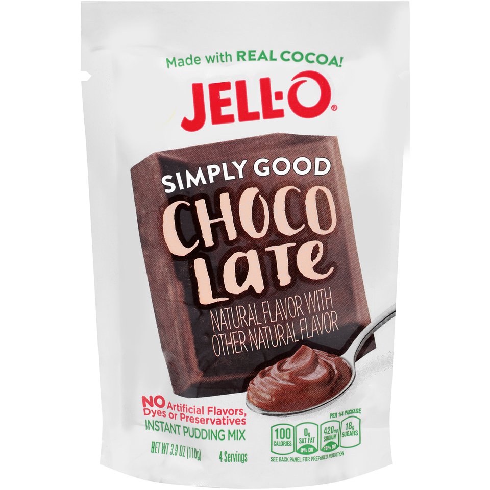 Jell-O Simply Good Chocolate Pudding - Shop Pudding & gelatin mix at H-E-B
