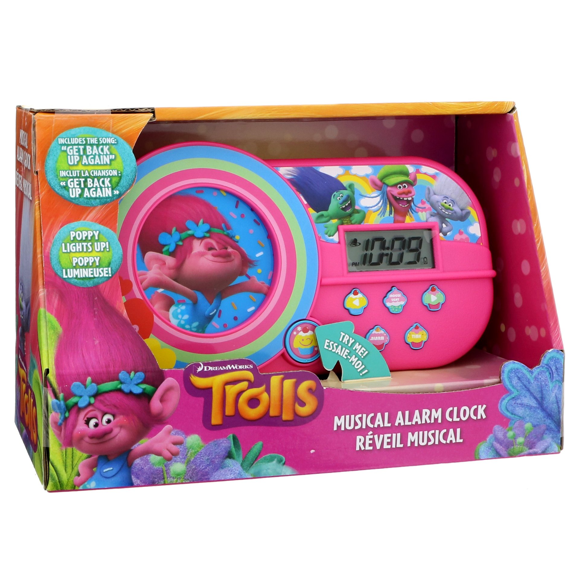 eKids DreamWorks Trolls Musical Alarm Clock - Shop Radios & alarm ...