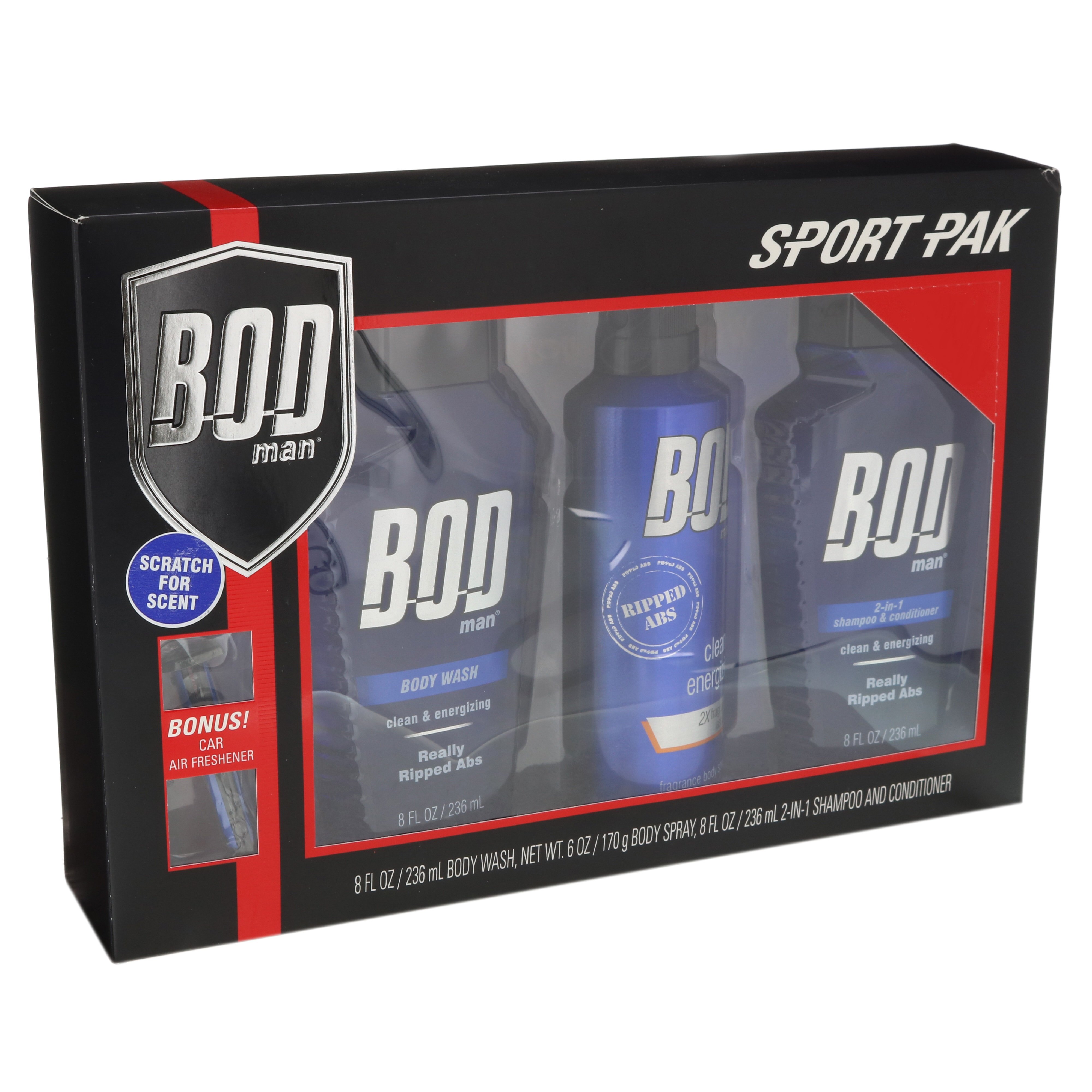 Bod Sport Pack 3 Piece Gift Set - Shop Bath & skin care sets at H-E-B