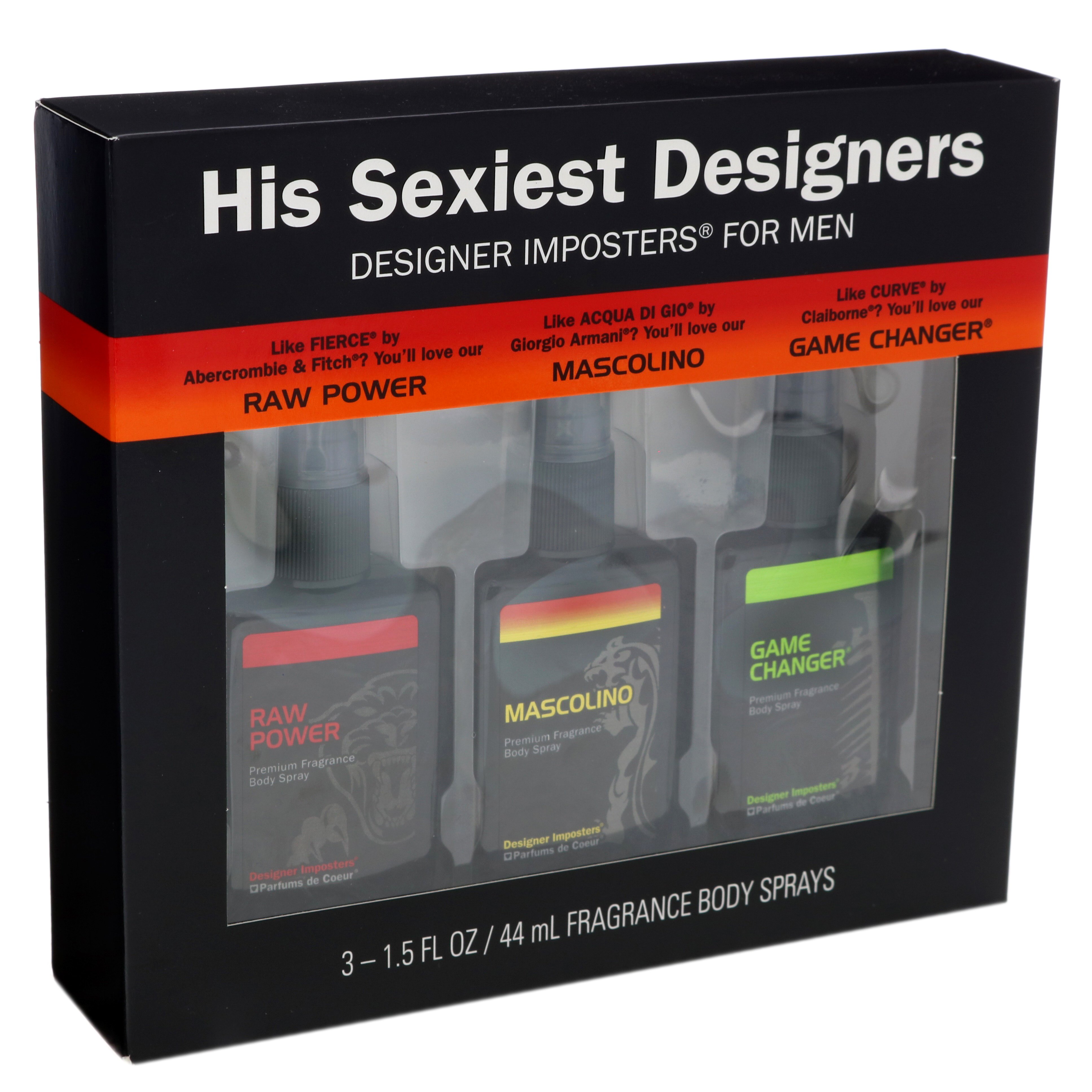 Designer Imposters His Sexiest Designer Body Spray Gift Set - Shop Bath ...
