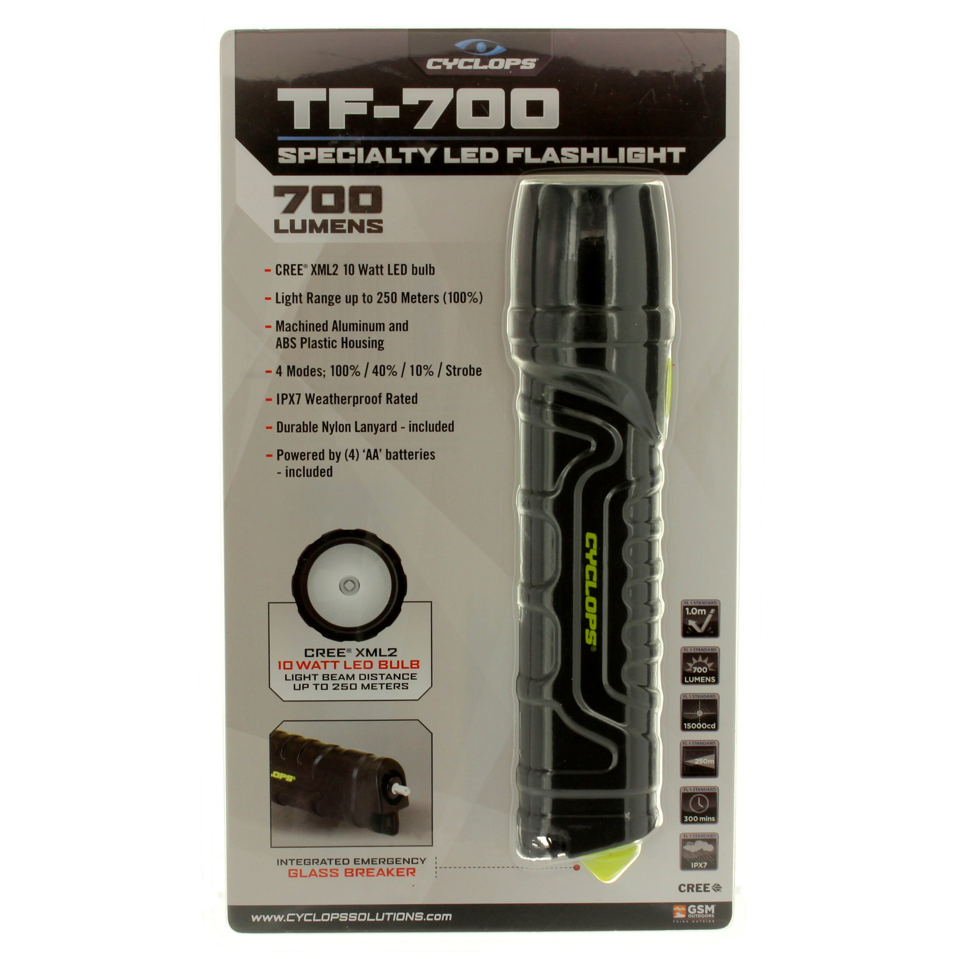 Cyclops 700 Lumen LED Specialty Flashlight - Shop Game cameras ...