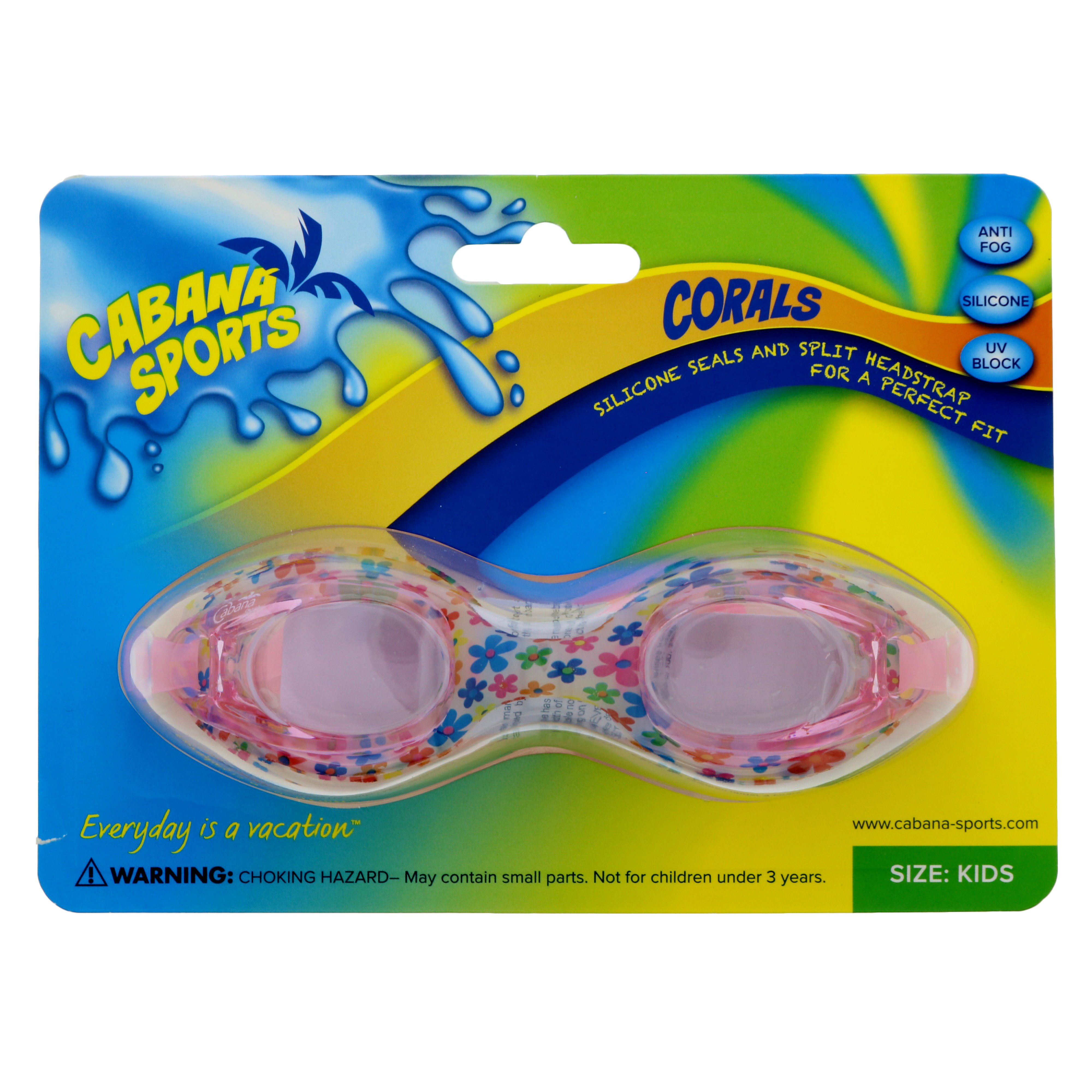 Nuquest Cabana Sports Coral Kids Goggles, Assorted Colors - Shop ...