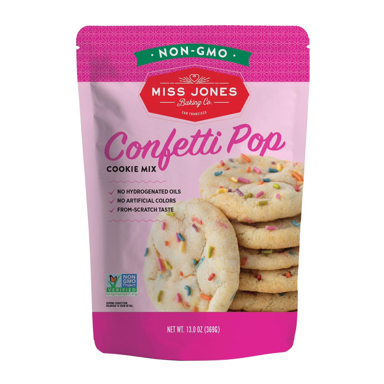 Miss Jones Non-GMO Confetti Pop Cookie Mix - Shop Baking Ingredients at ...