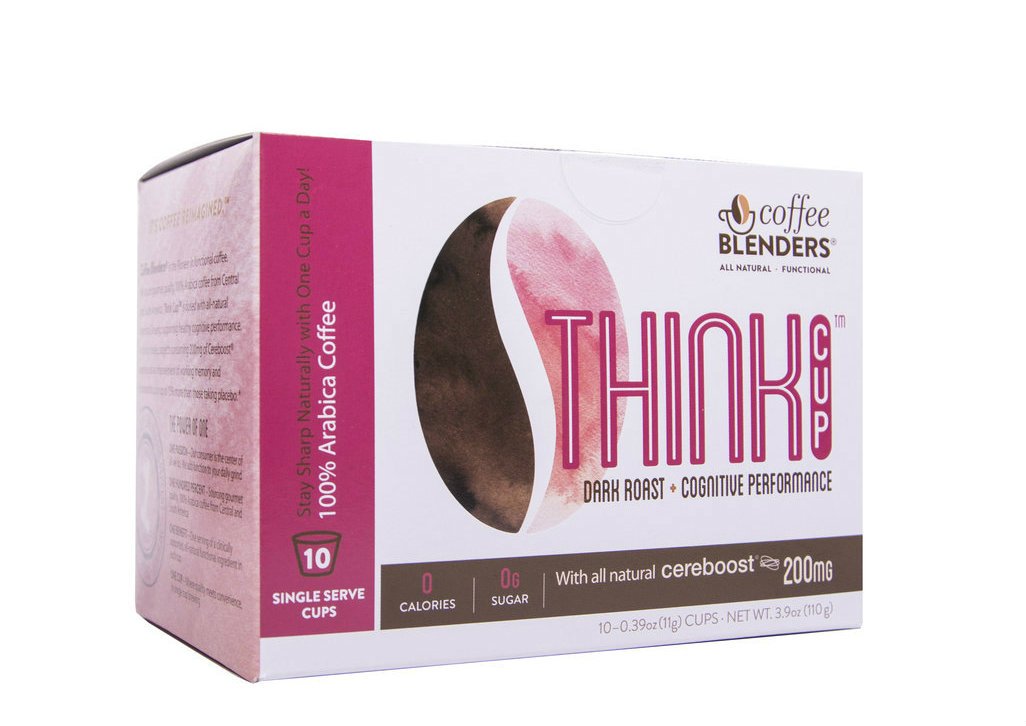 Coffee Blenders Think Cup with American Ginseng Dark Roast Single Serve ...