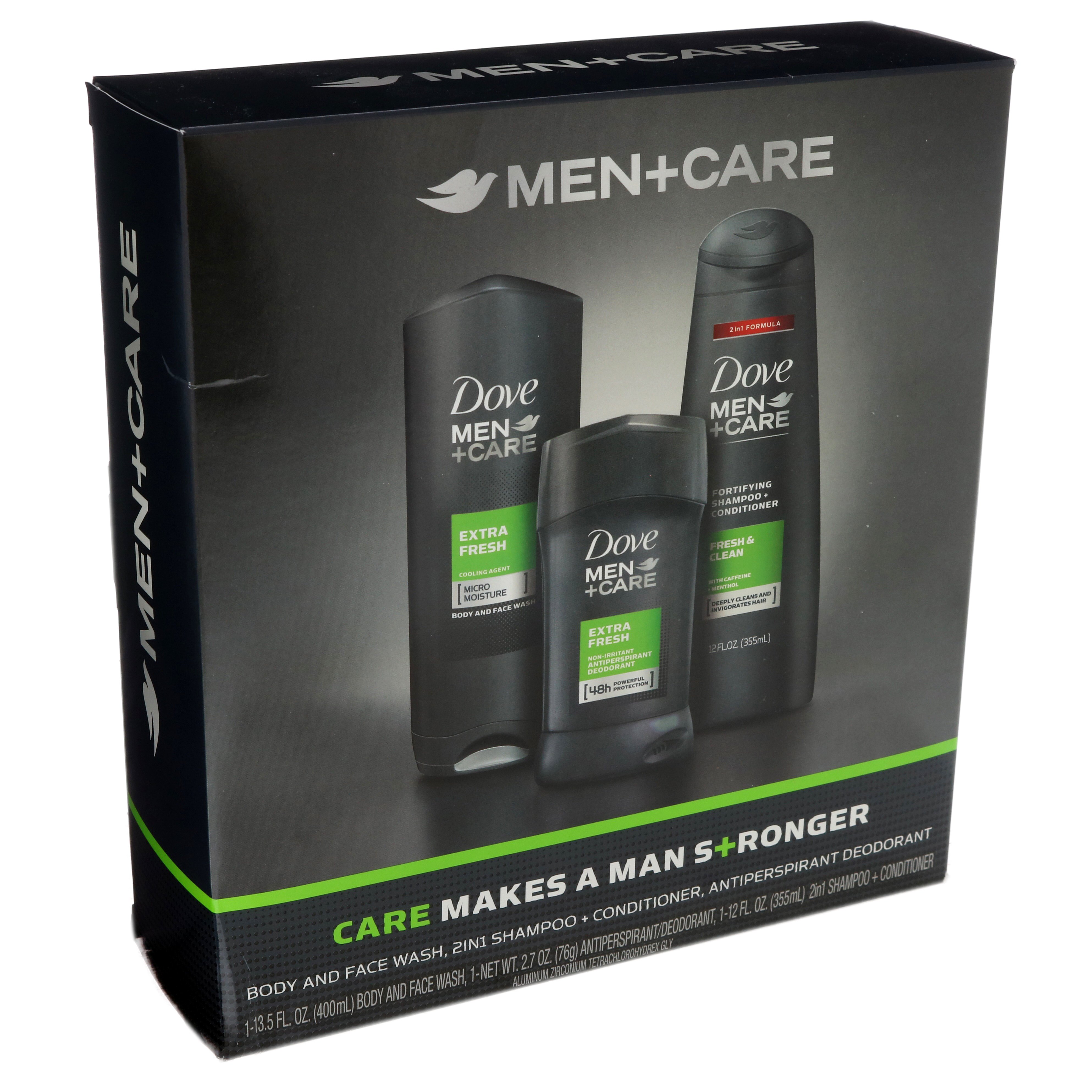 Dove Men+Care Extra Fresh 3 Piece Gift Set - Shop Accessories at H-E-B