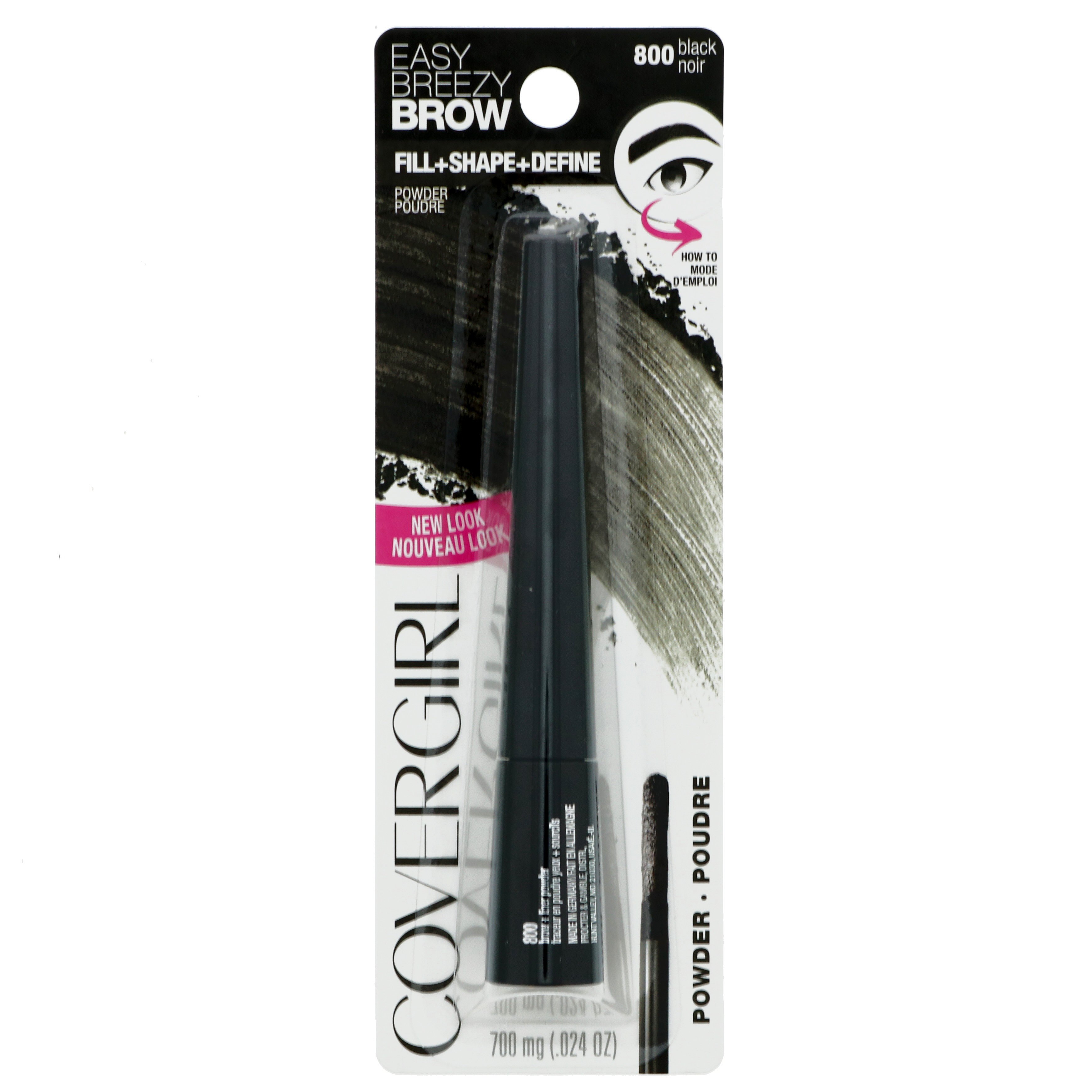 CoverGirl Brow Shape+fill+ Define Powder Black 800 - Shop Brow pencils ...