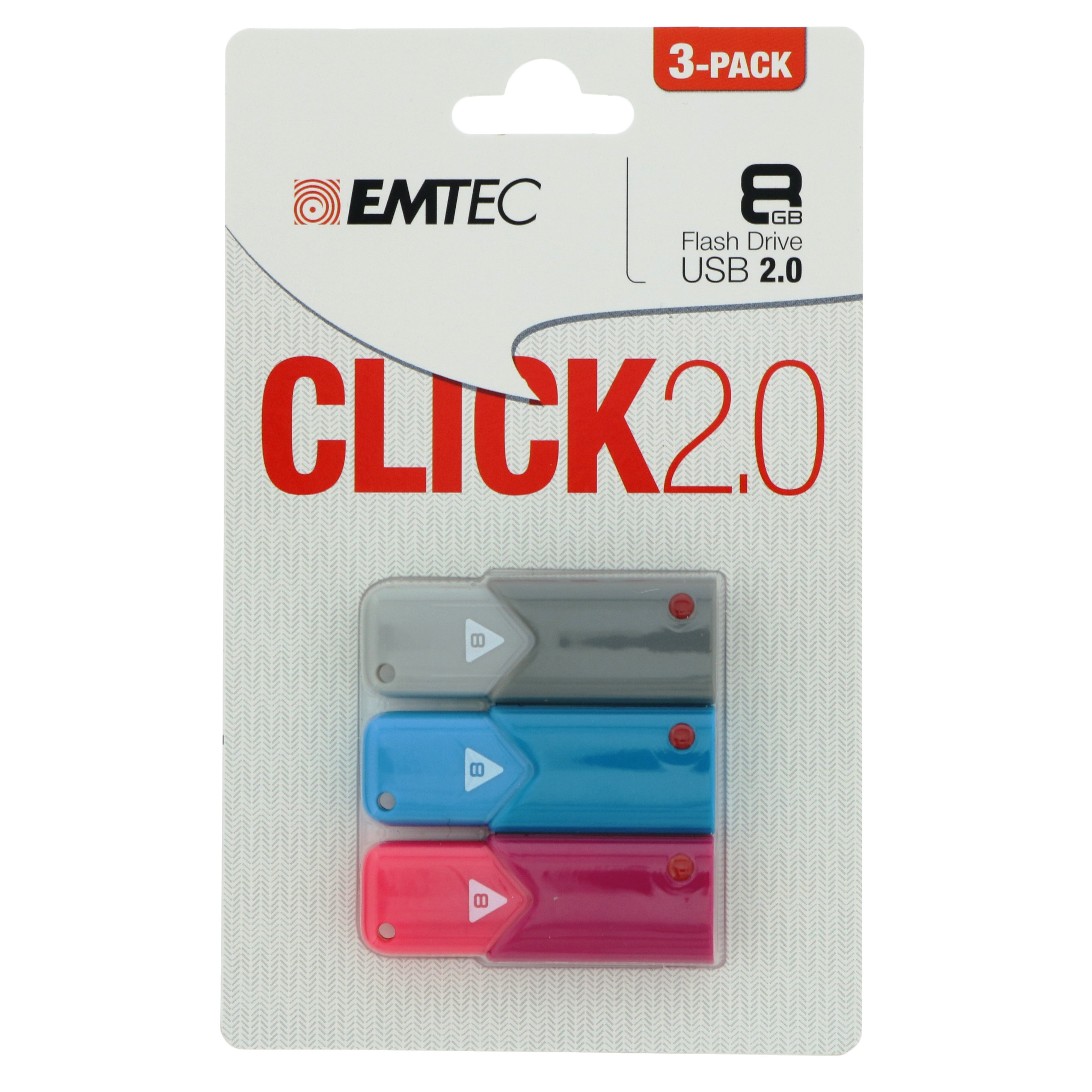 Emtec USB 2.0 Click B100 8GB Flash Drives - Shop Storage devices at H-E-B
