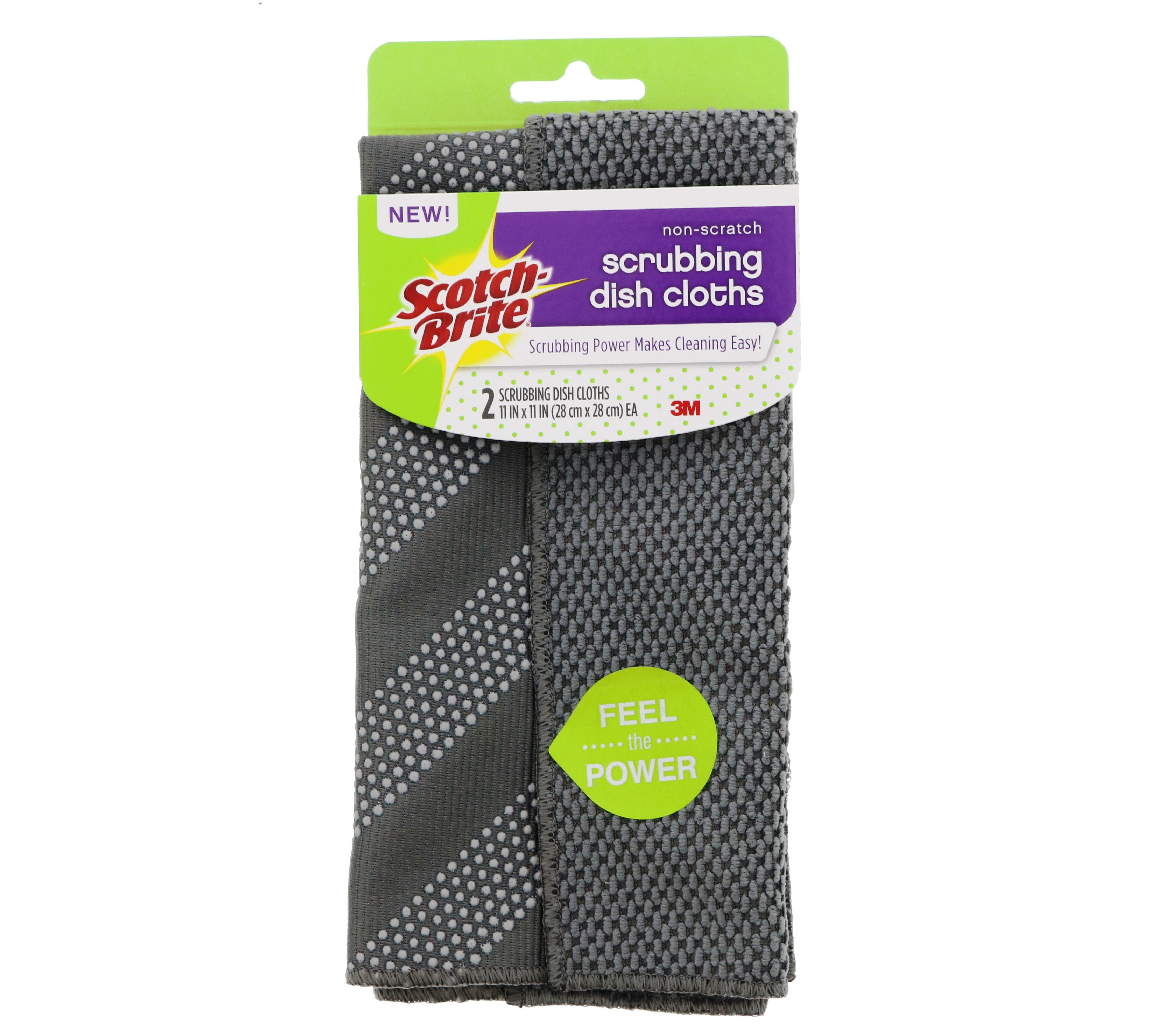 Scotch-Brite Non-Scratch Scrubbing Dish Cloth, Gray - Shop Cleaning ...