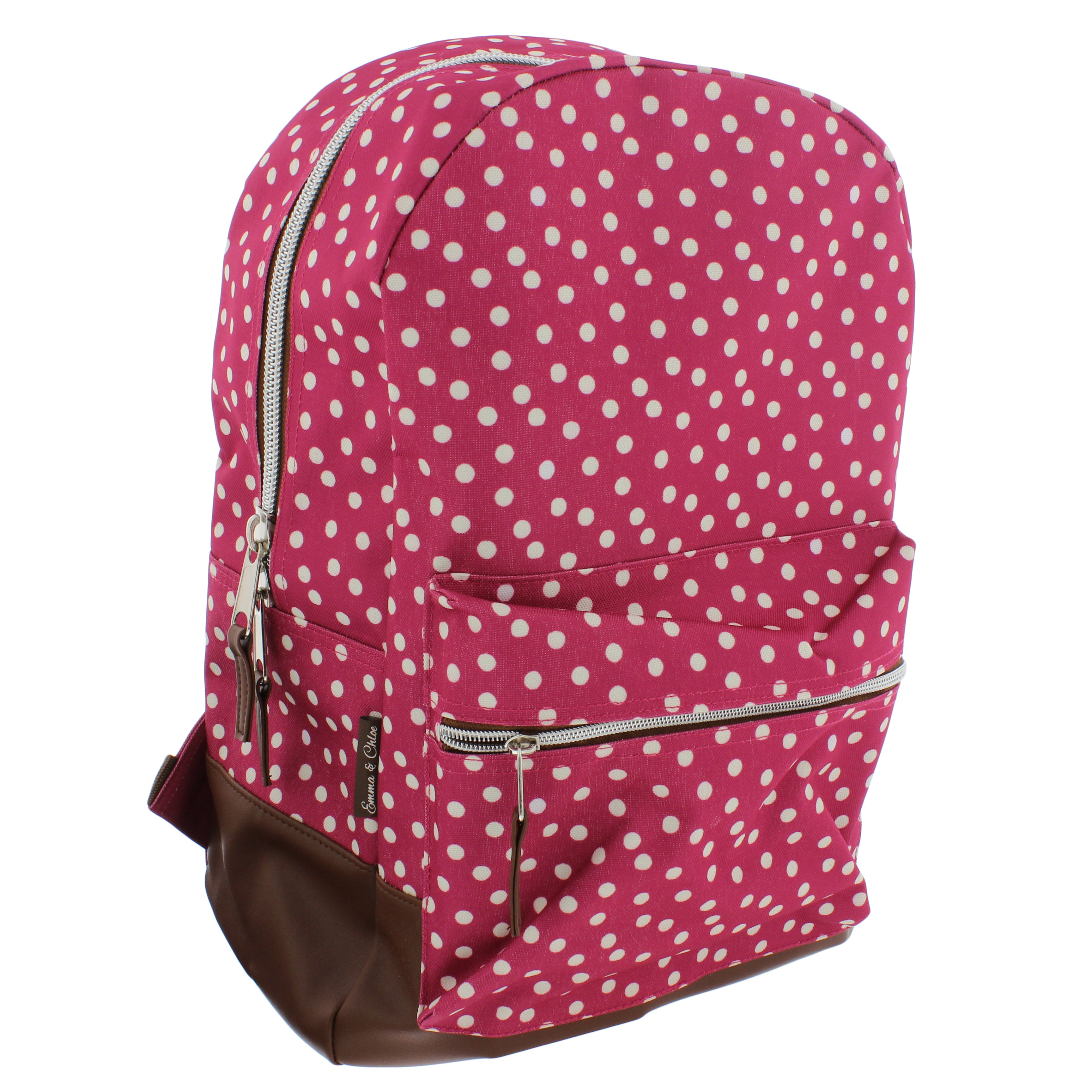 Trailmaker Prints Backpack With Vinyl Bottom, Pink Dots - Shop ...
