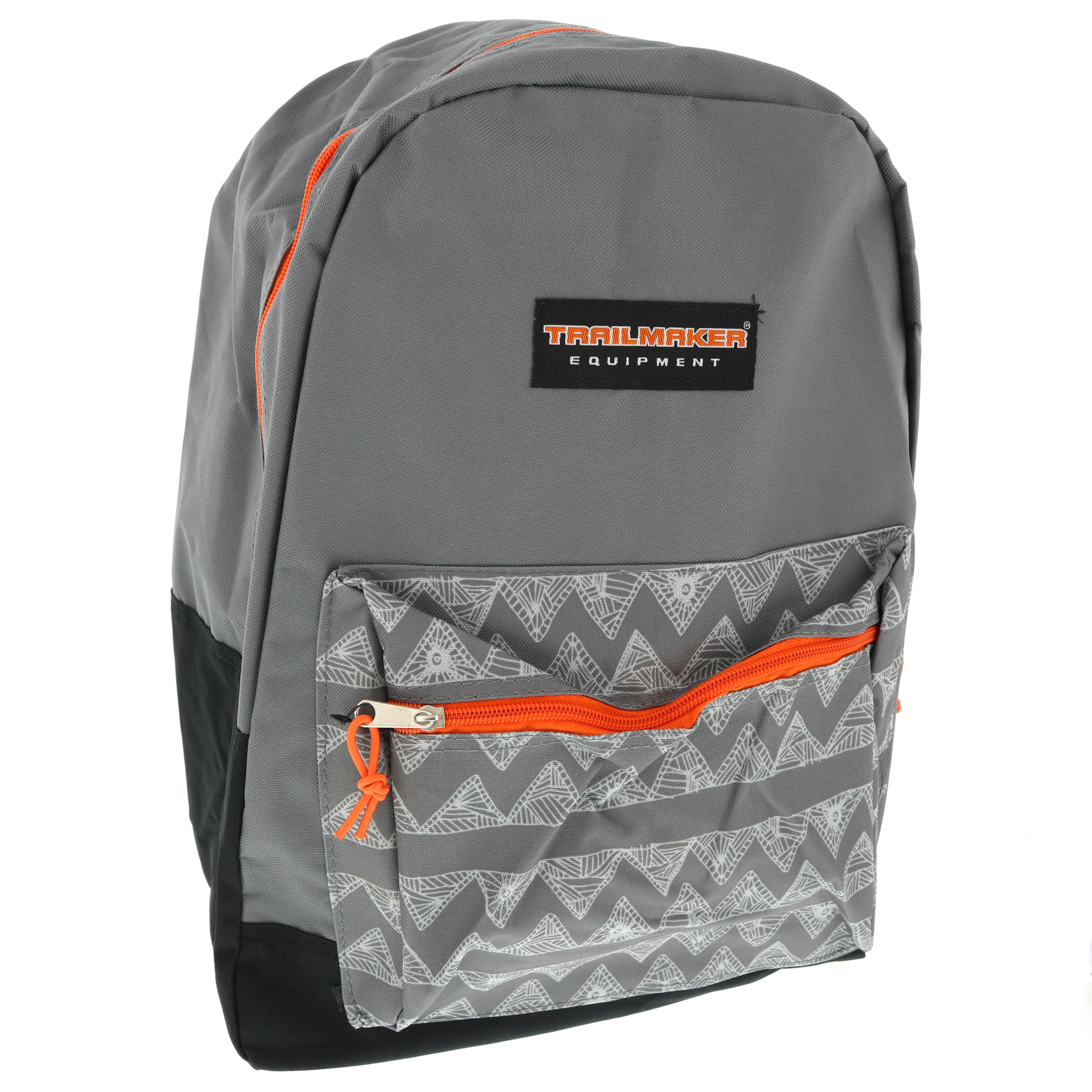 Trailmaker Backpack, Grey Print with Orange Accents - Shop School ...