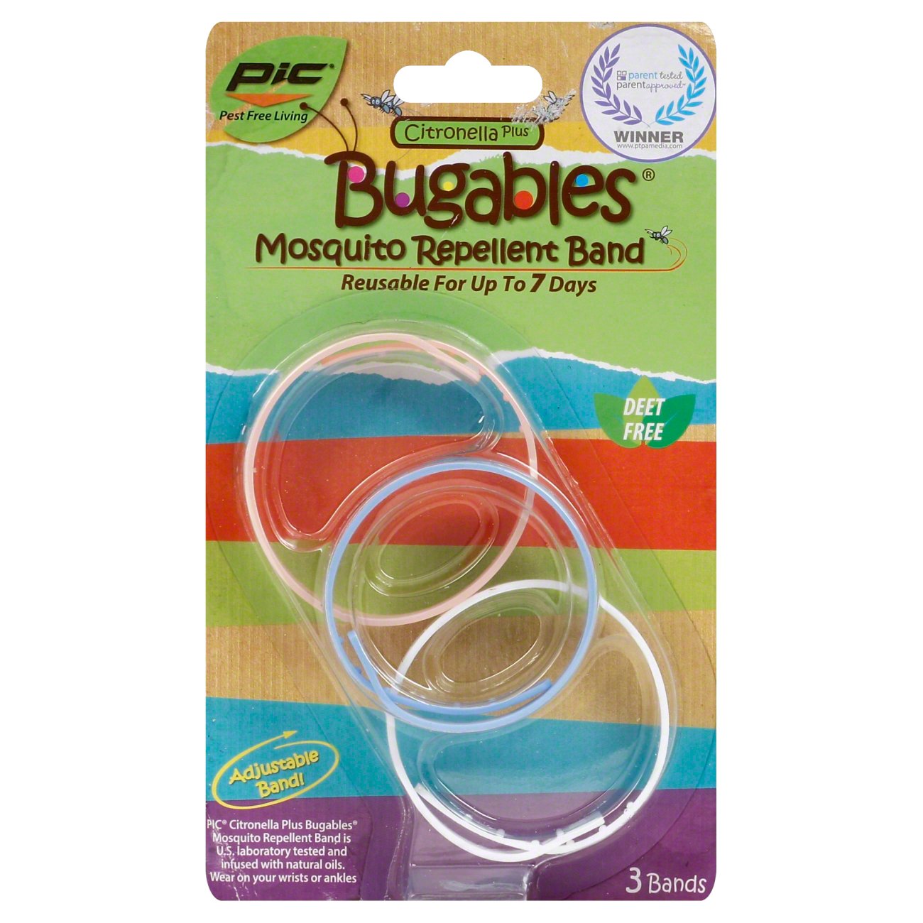 Pic Bugables Mosquito Repellent Band - Shop Pest Control at H-E-B