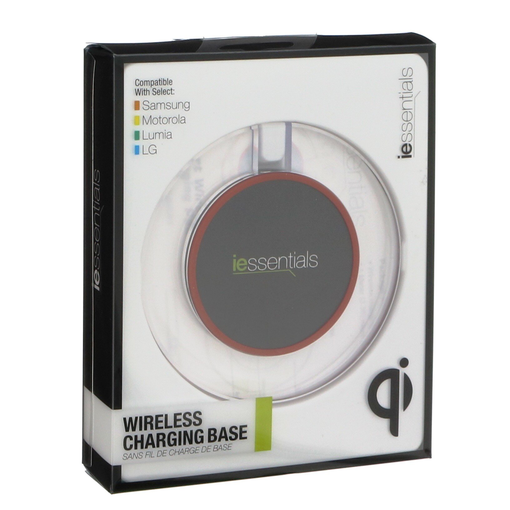 iEssentials Qi Wireless Charge Base, Red - Shop Phone chargers at H-E-B