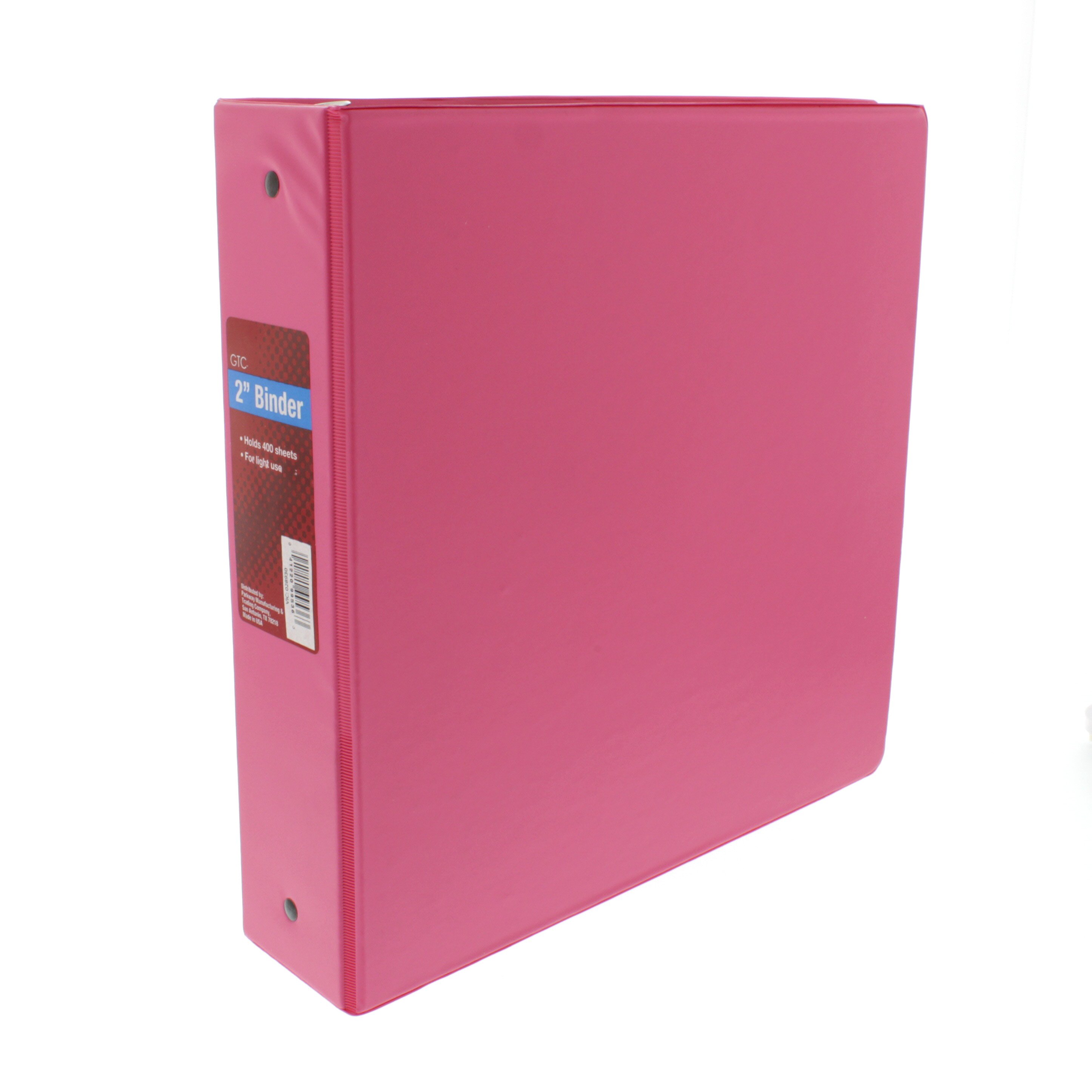 GTC 2 Inch Vinyl Binder, Pink - Shop Binders at H-E-B