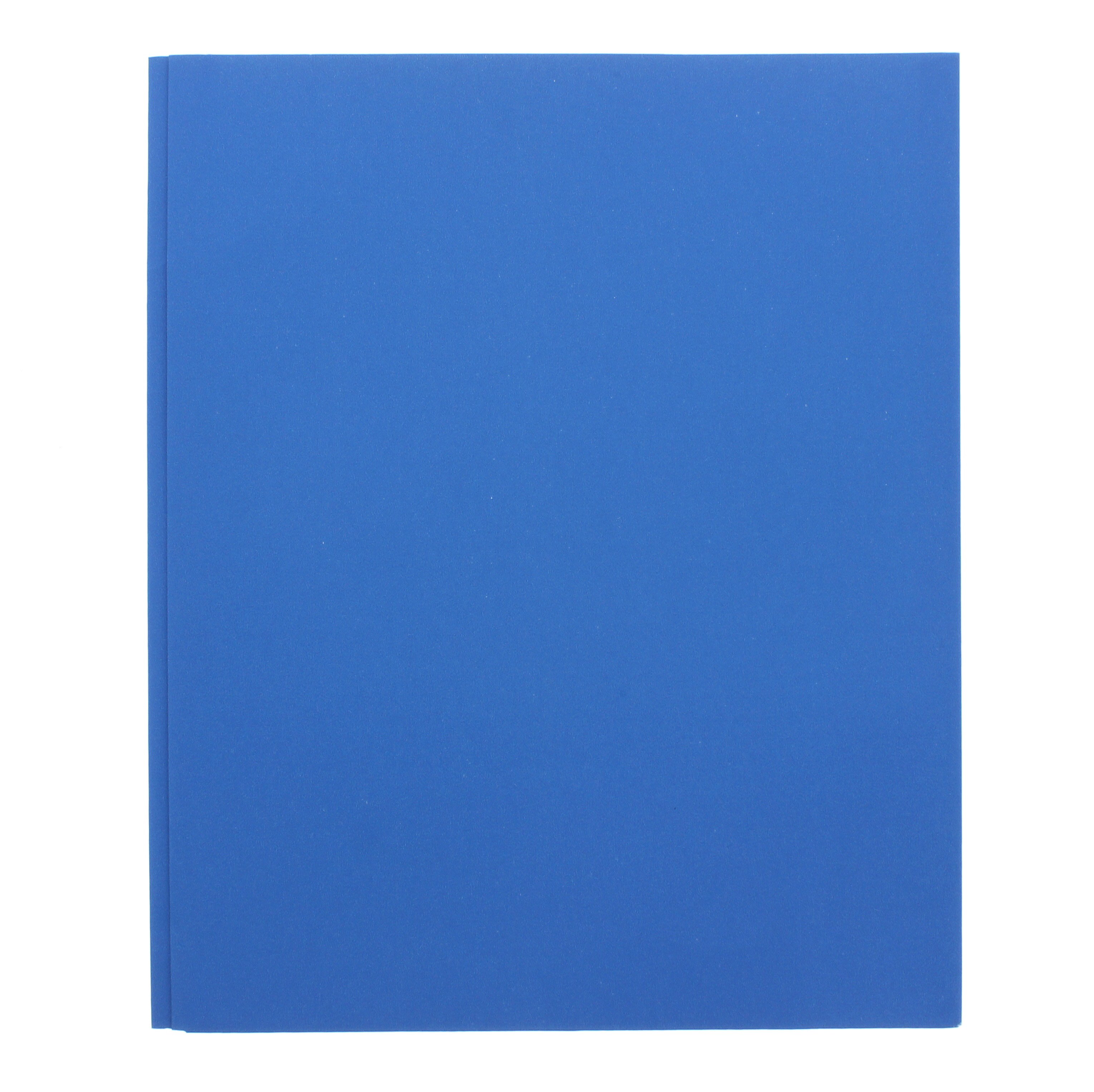 Unison Paper Portfolios with Prongs, Blue - Shop Folders at H-E-B