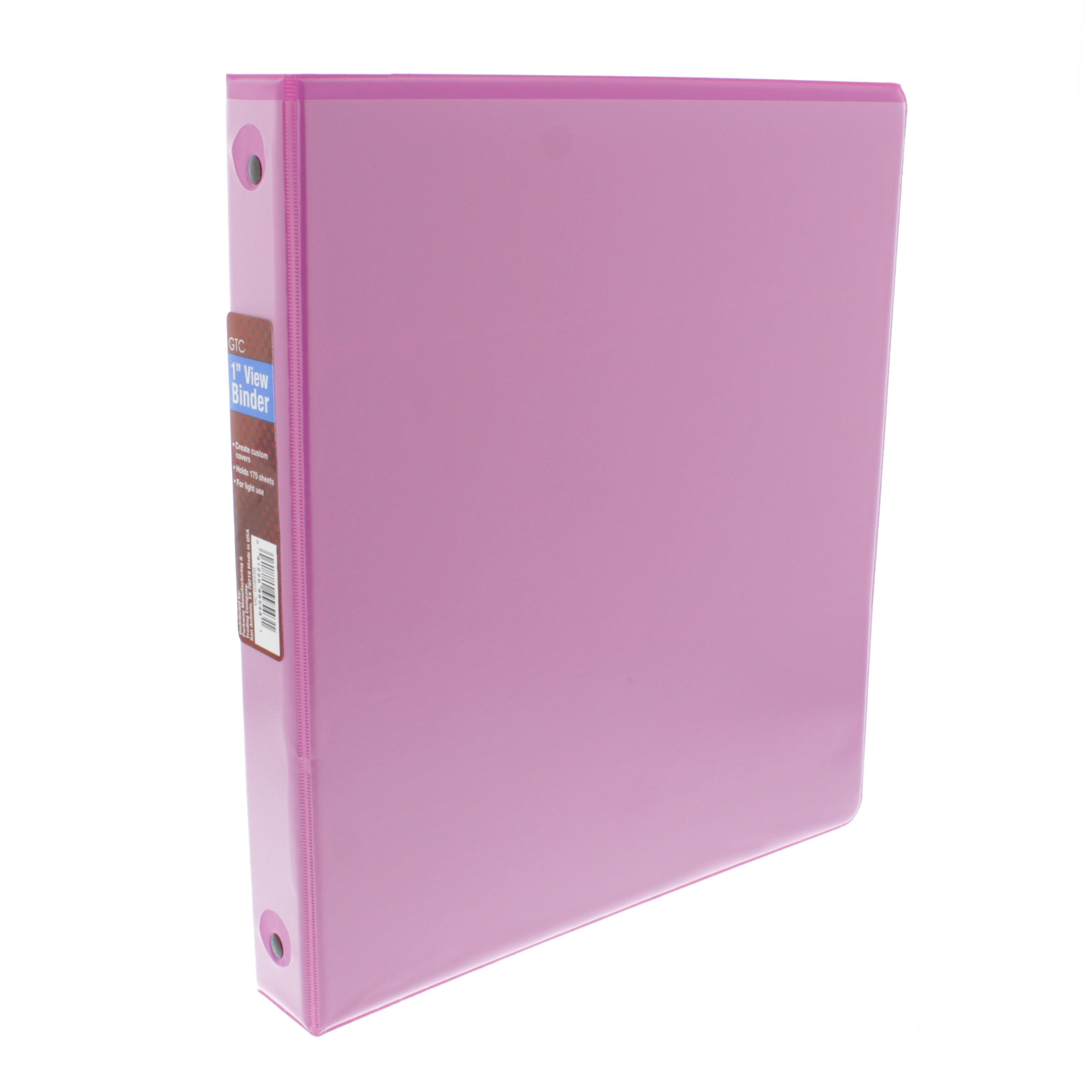 GTC 1 Inch View Binder, Pink - Shop Binders at H-E-B