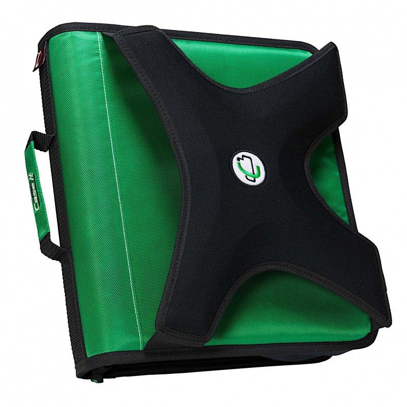 Case-It The X-Hugger 3 Ring 2" Zipper Binder, Green - Shop Binders at H-E-B