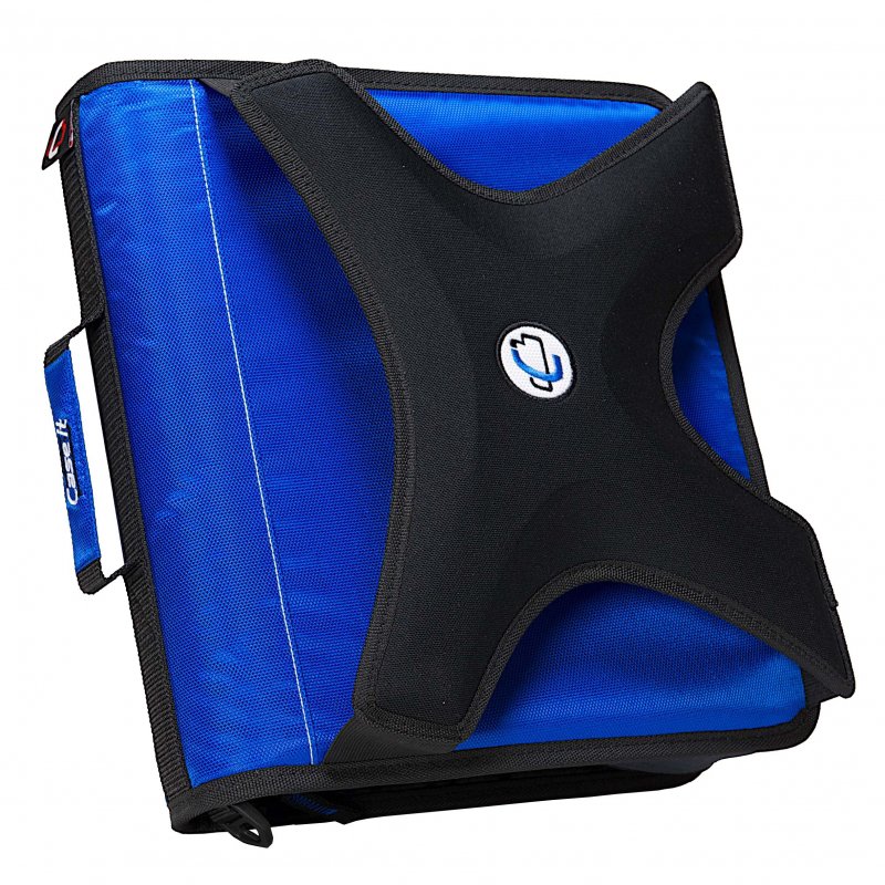 Case-It The X-Hugger 3 Ring 2" Zipper Binder, Blue - Shop Binders at H-E-B